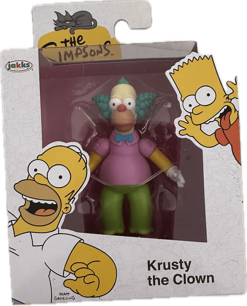 The Simpsons 2.5 inch Scaled Collectible Krusty the Clown Action Figure ...
