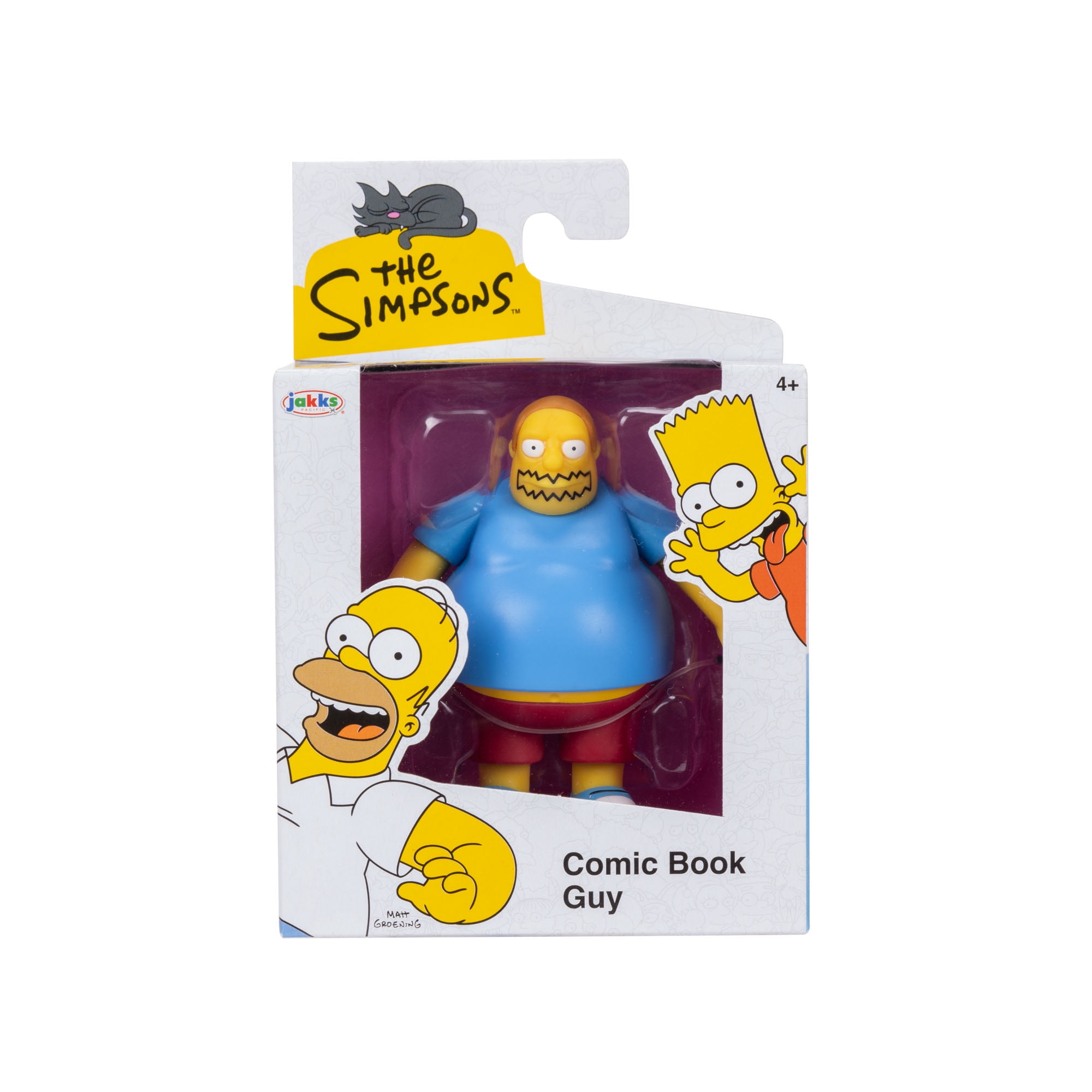 The Simpsons 2.5 inch Tall Scaled Collectible Comic Book Guy Action ...