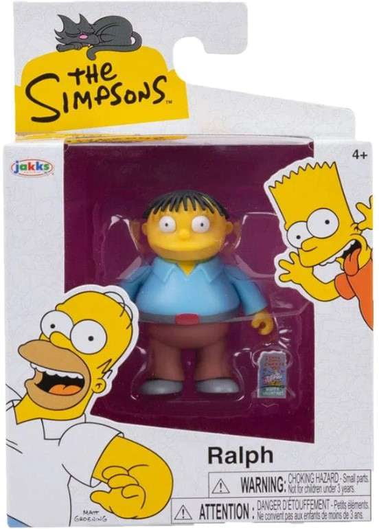 The Simpsons 2.5 inch Tall Scaled Collectible Raplh Wiggum with ...