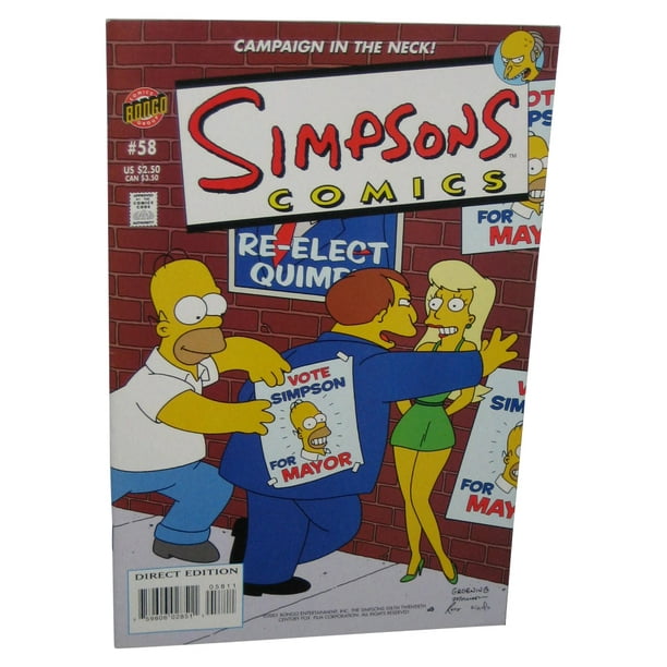 The Simpsons (2001) Bongo Comic Book Issue #58 - (Campaign In The Neck ...