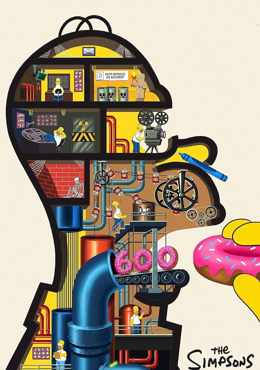 The Simpsons 300 Piece Wooden Jigsaw Puzzles For Adults Family Elderly ...