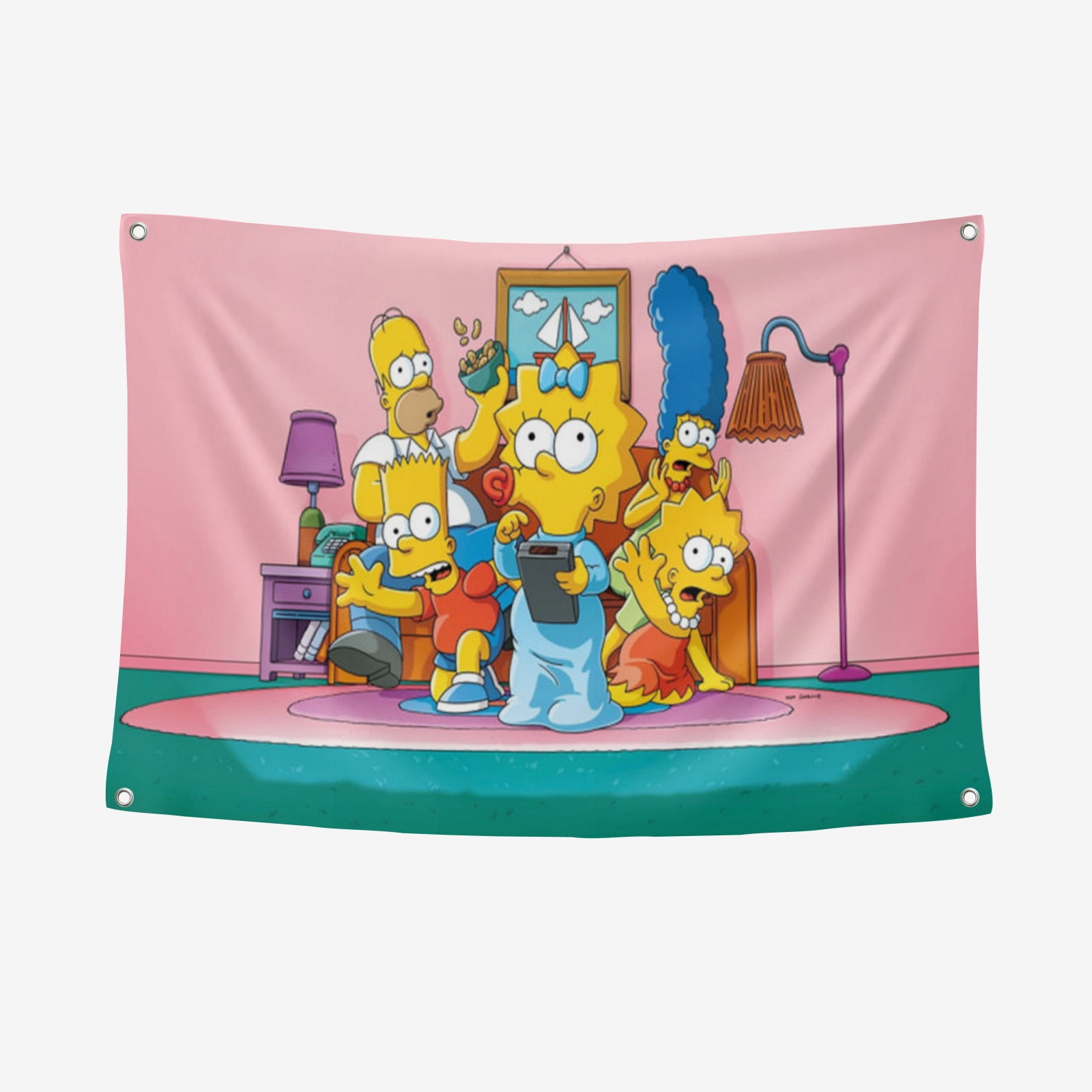 The Simpsons 31.5*47.2IN/80*120CM Banner Background Backdrop - Walmart.com
