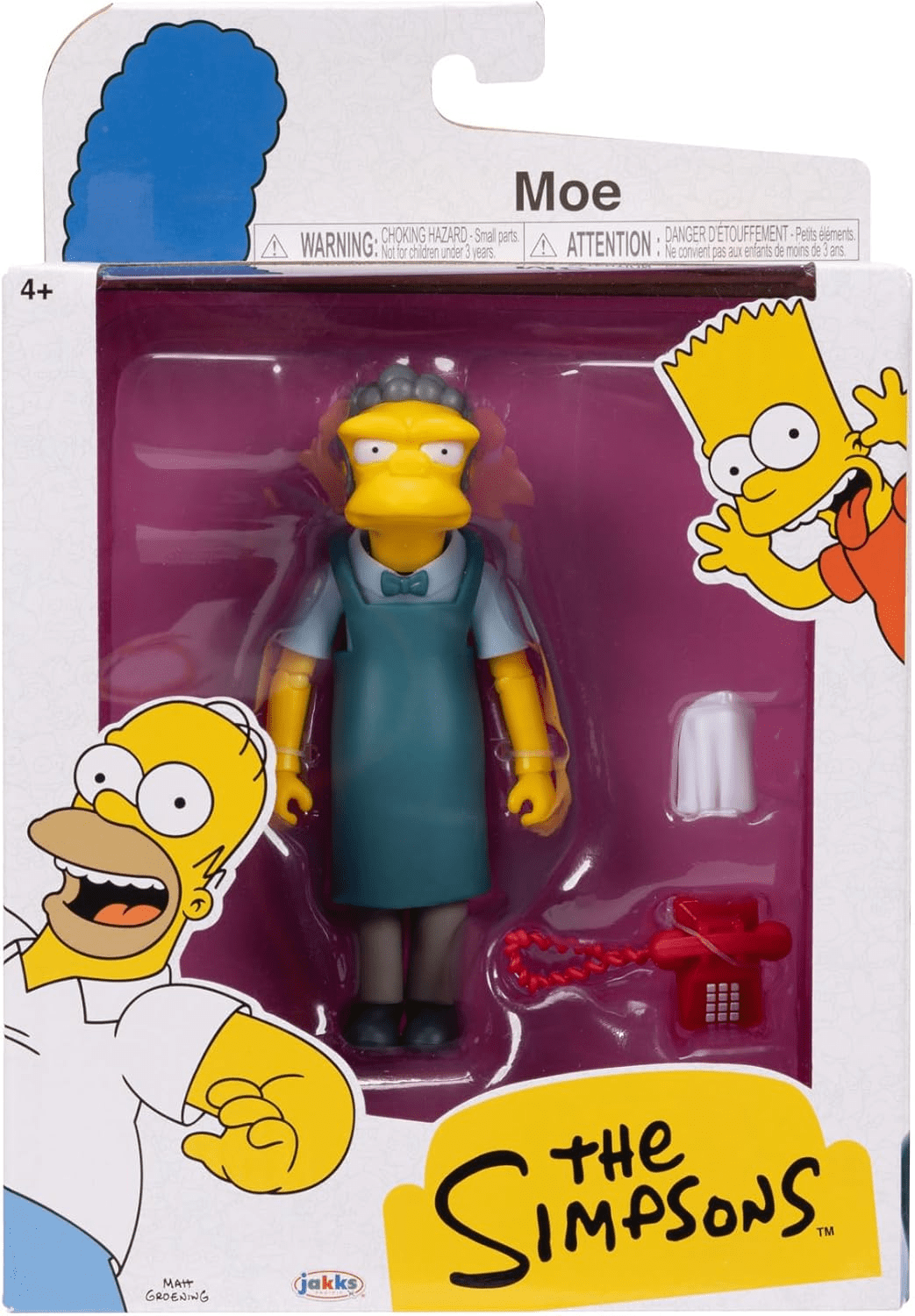 The Simpsons 5 inch Moe Action Figure with Accessory gift collection ...