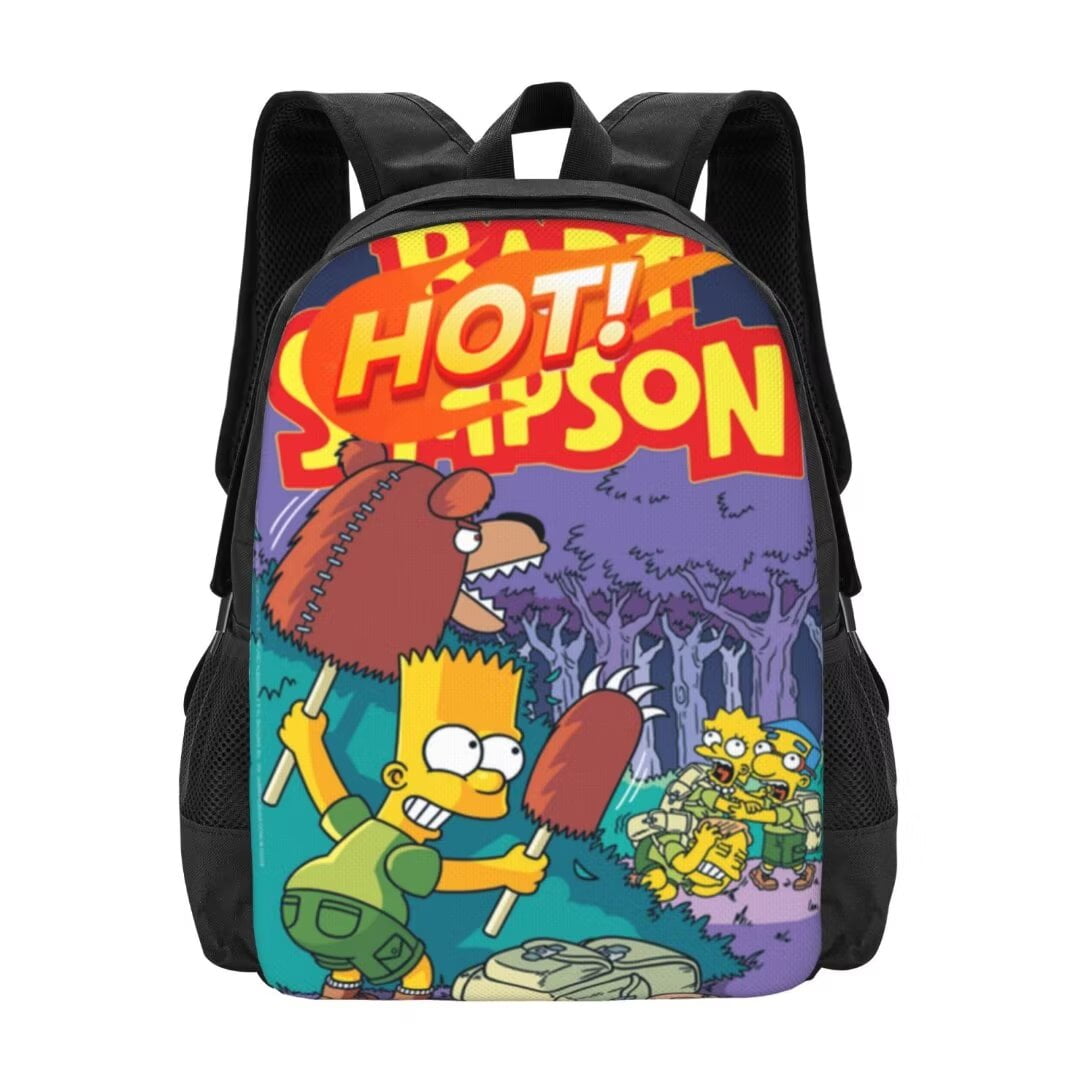 The Simpsons Adjustable Lightweight Backpack Waterproof Shoulder Bag ...
