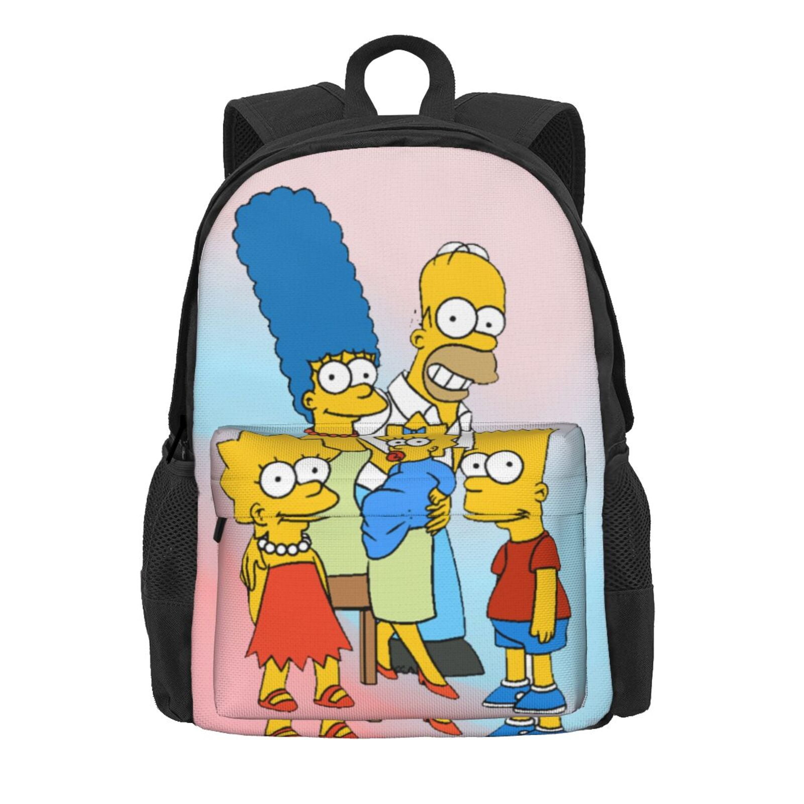 The Simpsons Animated Backpack Lightweight Daypack Large Capacity ...