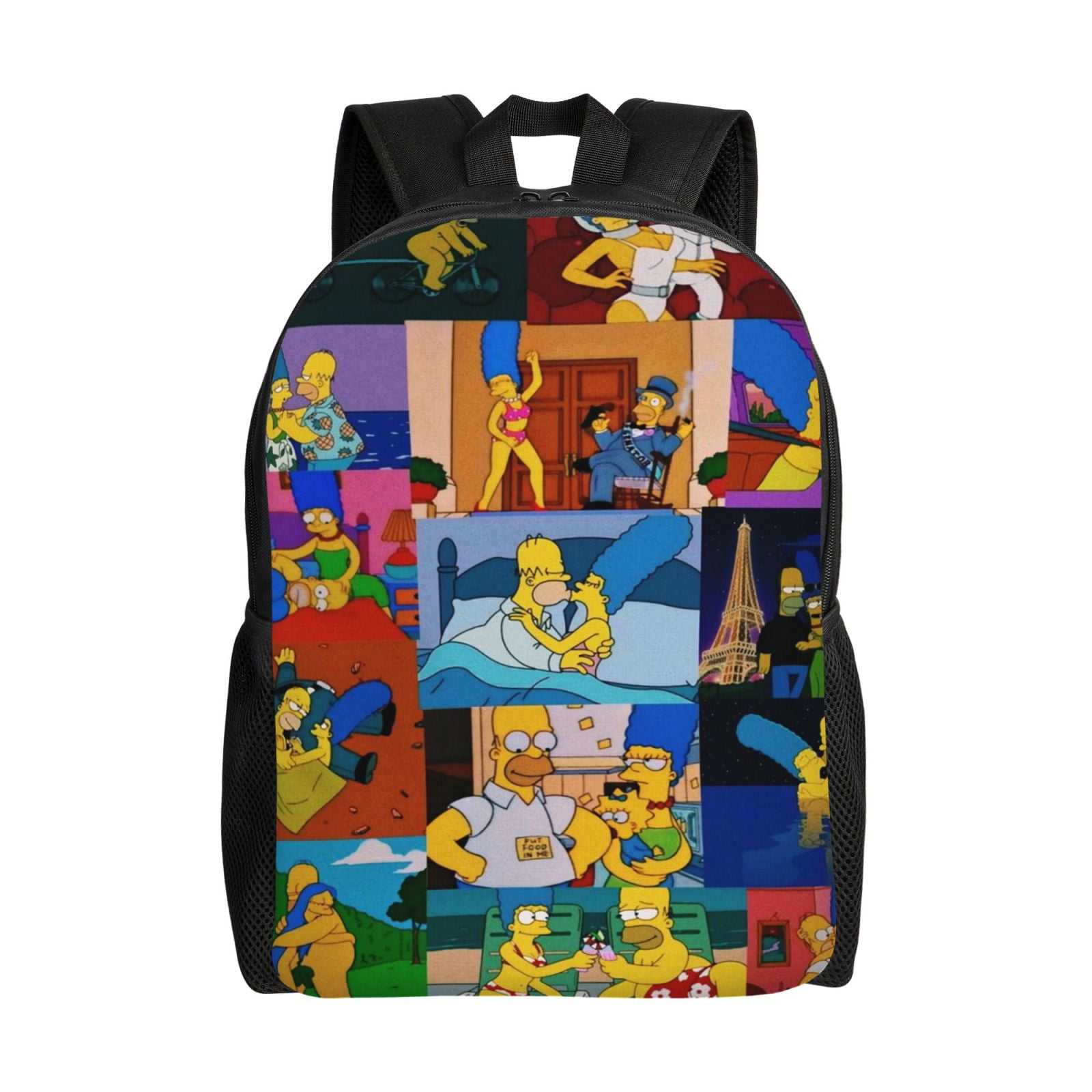 The Simpsons Backpack 3D Printed Casual Daypacks - Walmart.com