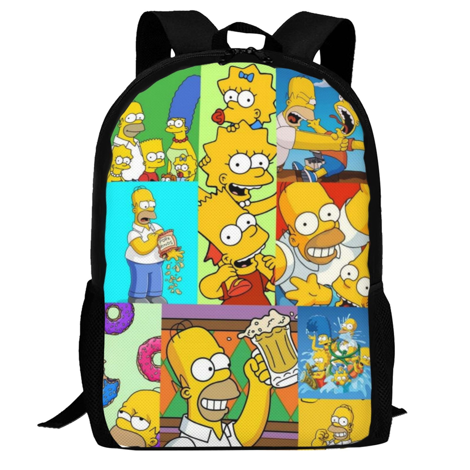 The Simpsons Backpack,3d Print Laptop Backpack Lightweight Casual ...