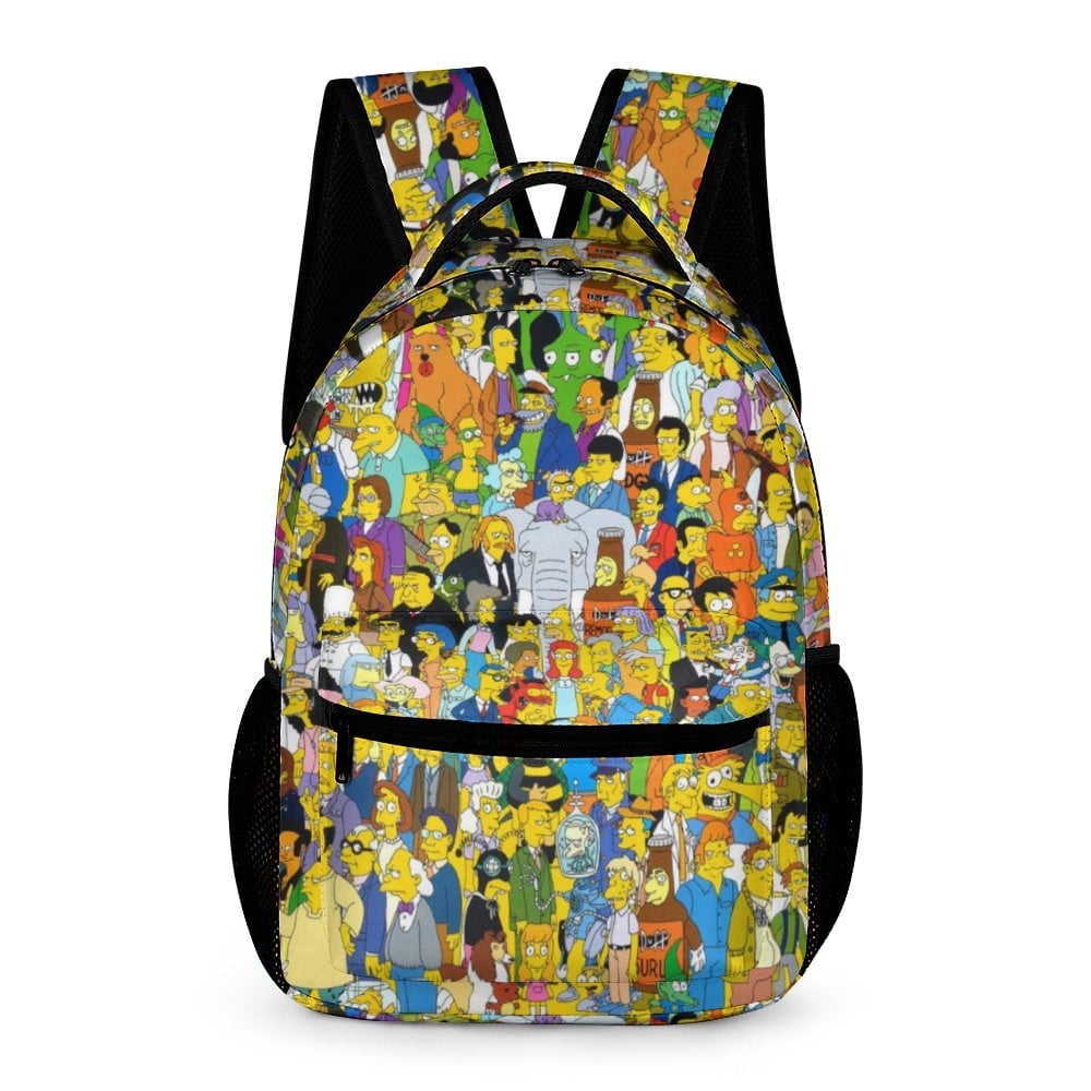 The Simpsons Backpack, Lightweight School Book Bag, Casual Laptop ...