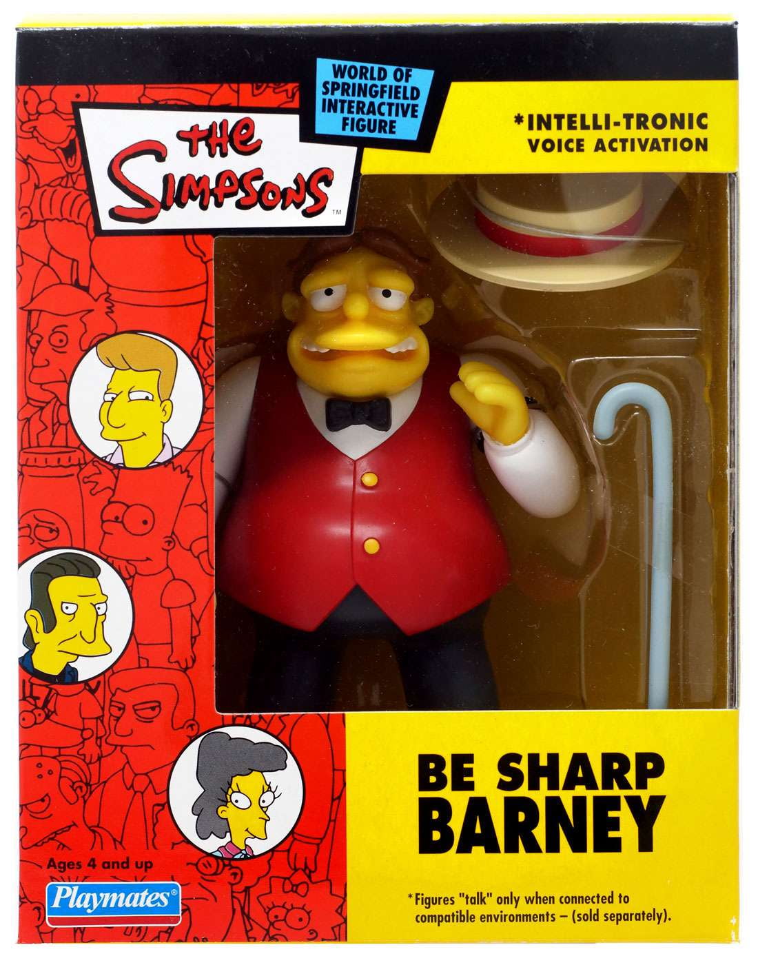 The Simpsons Barney Action Figure (Be Sharp) - Walmart.com