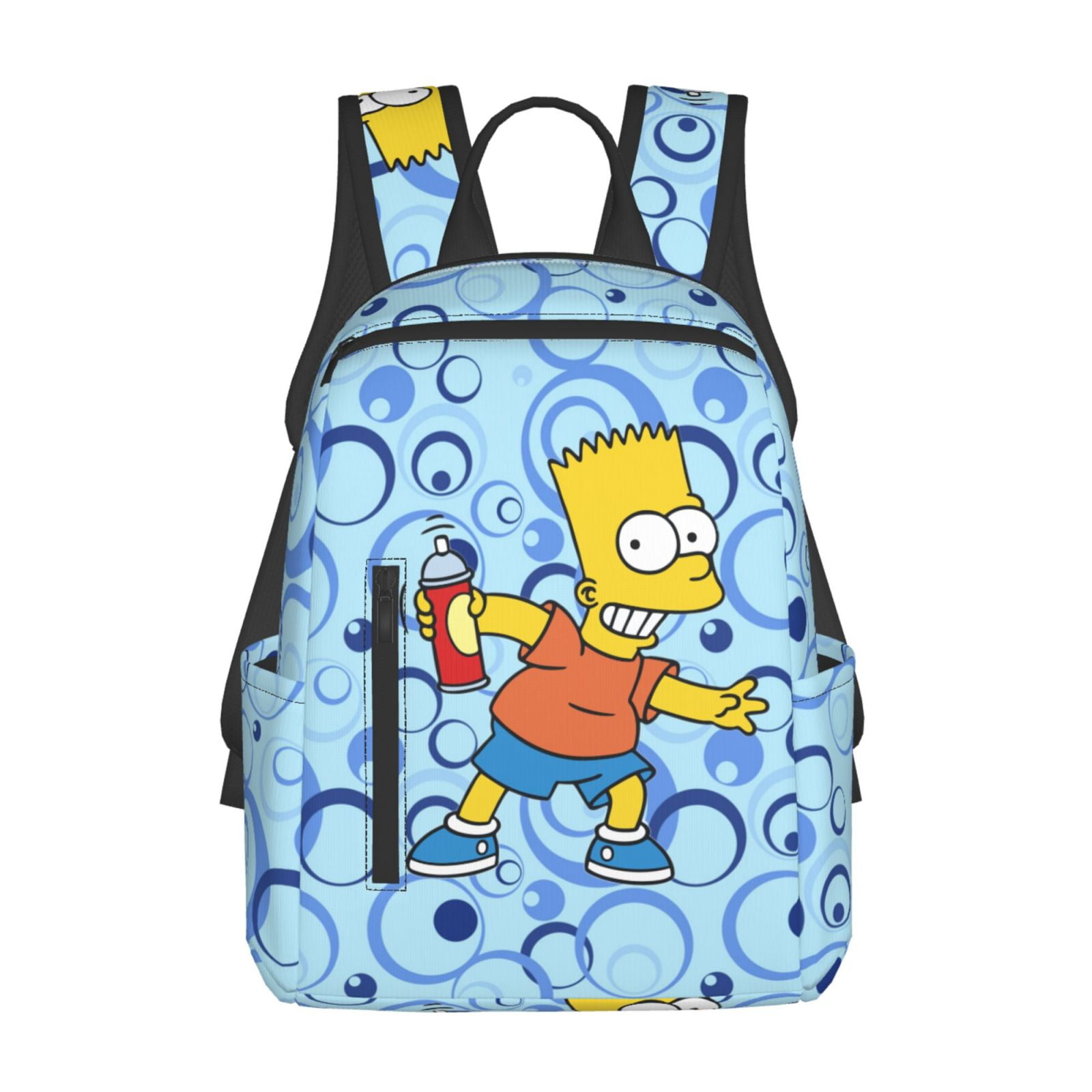 The Simpsons Bart Backpack Lightweight Shoulders Daypack School Bag ...