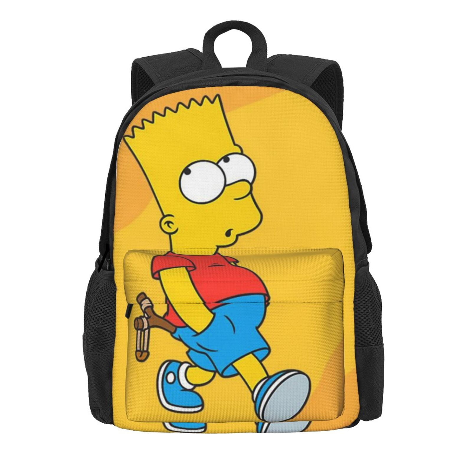 The Simpsons Bart Cartoon Backpack Lightweight Daypack Large Capacity ...