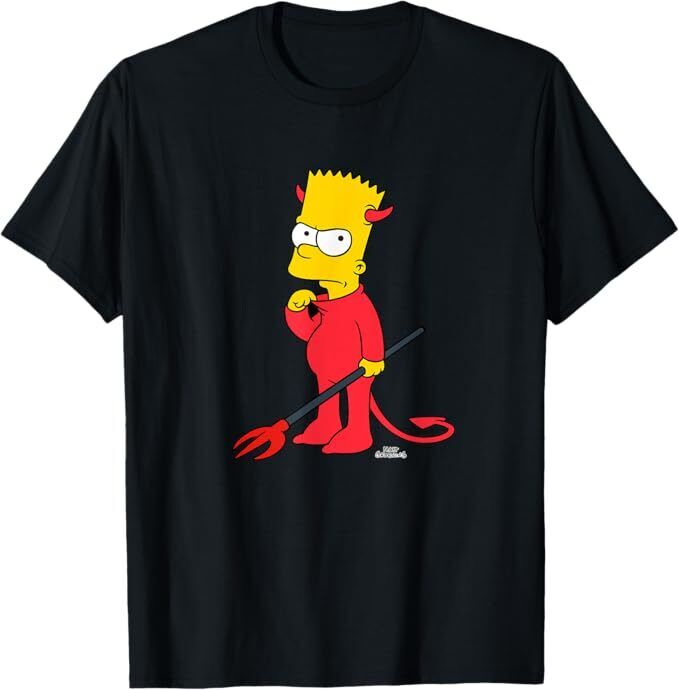 The Simpsons Bart Devil Suit Treehouse of Horrors Halloween T-Shirt ...