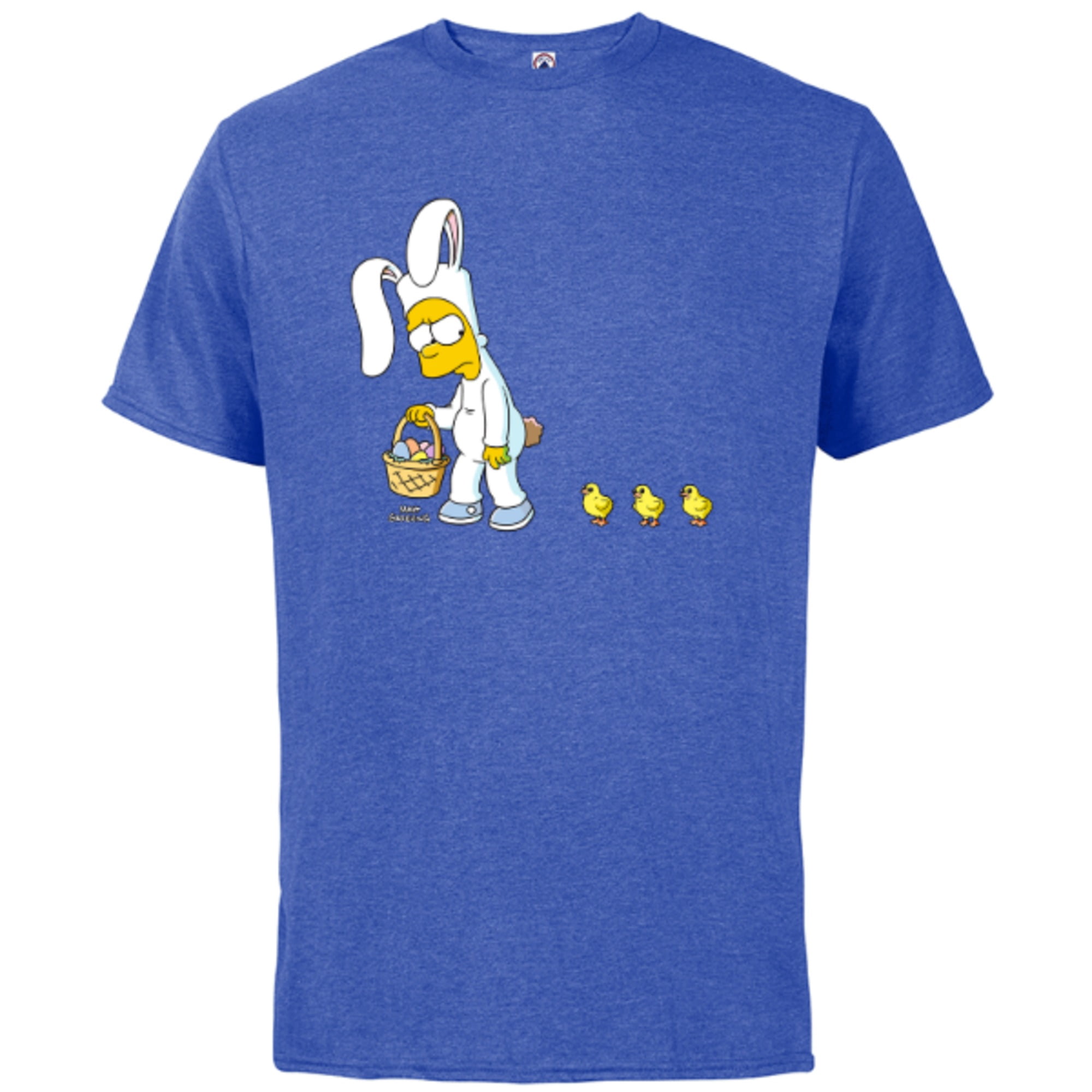 The Simpsons Bart Easter Egg Bunny - Short Sleeve Cotton T-Shirt for ...
