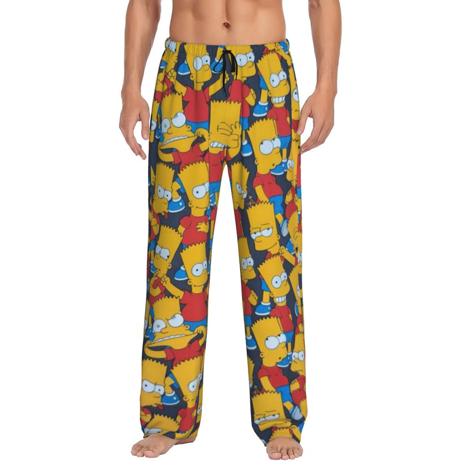 The Simpsons Bart Men's Pajama Pants Lounge Fashion Cozy Daily ...