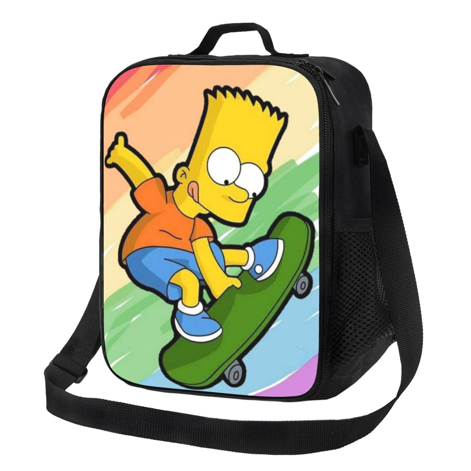 The Simpsons Bart Portable Lunch Bag Tote Bento Bag Insulated Cooler ...