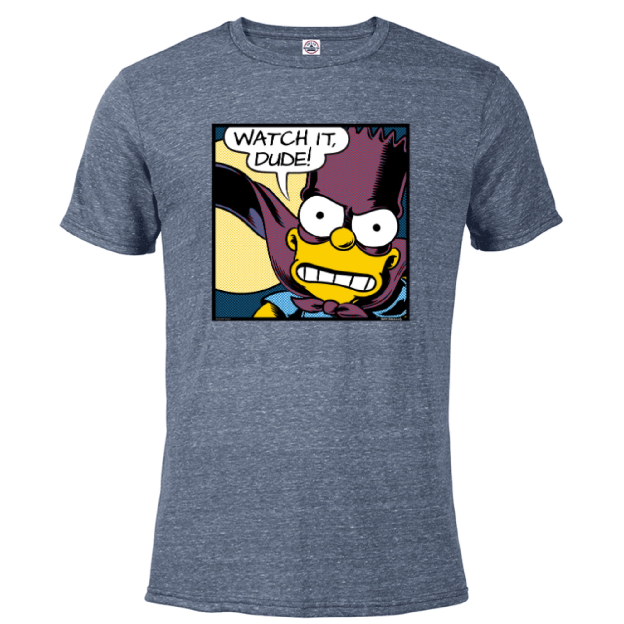 The Simpsons Bart Simpson Bartman Super Hero Watch It Dude- Short ...
