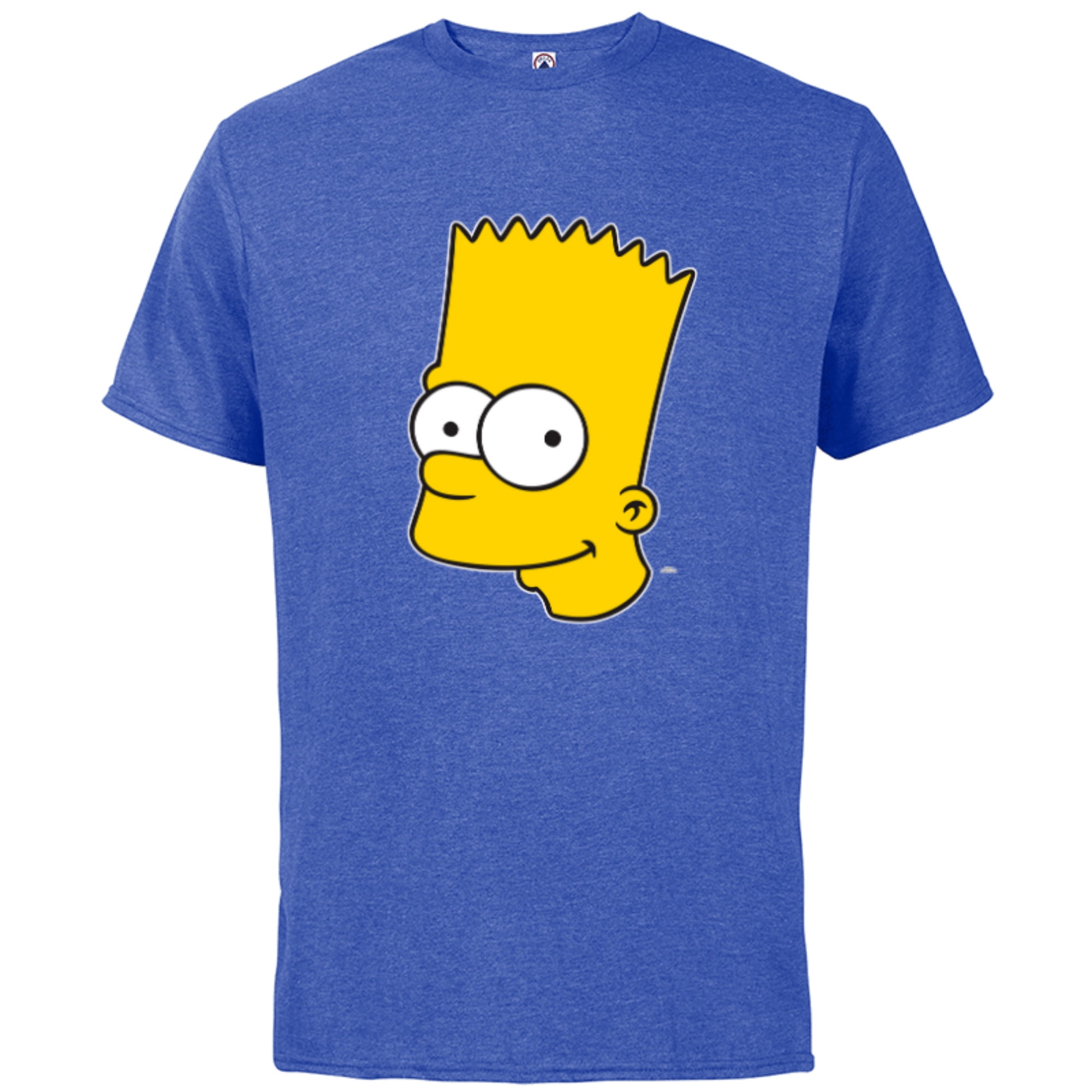 The Simpsons Bart Simpson Face - Short Sleeve Cotton T-Shirt for Adults ...
