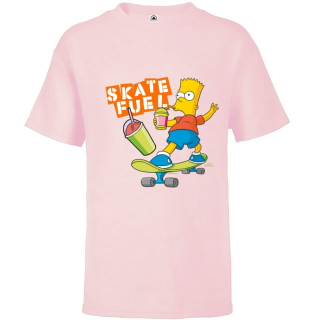 The Simpsons Bart Simpson Skate Fuel Skateboard Squishee - Short Sleeve ...