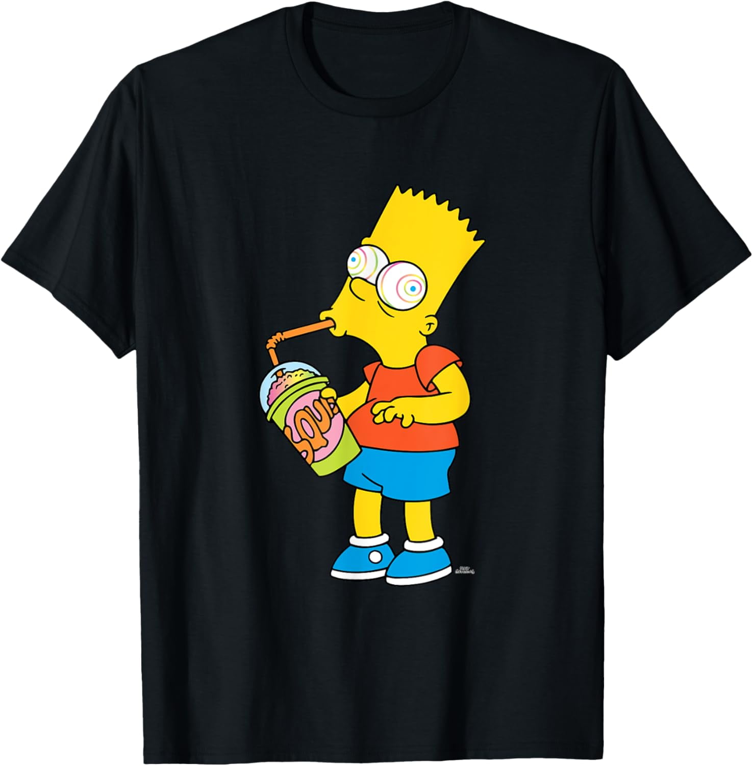 The Simpsons Bart Simpson Squishee Brain Freeze T-Shirt, Summer ...