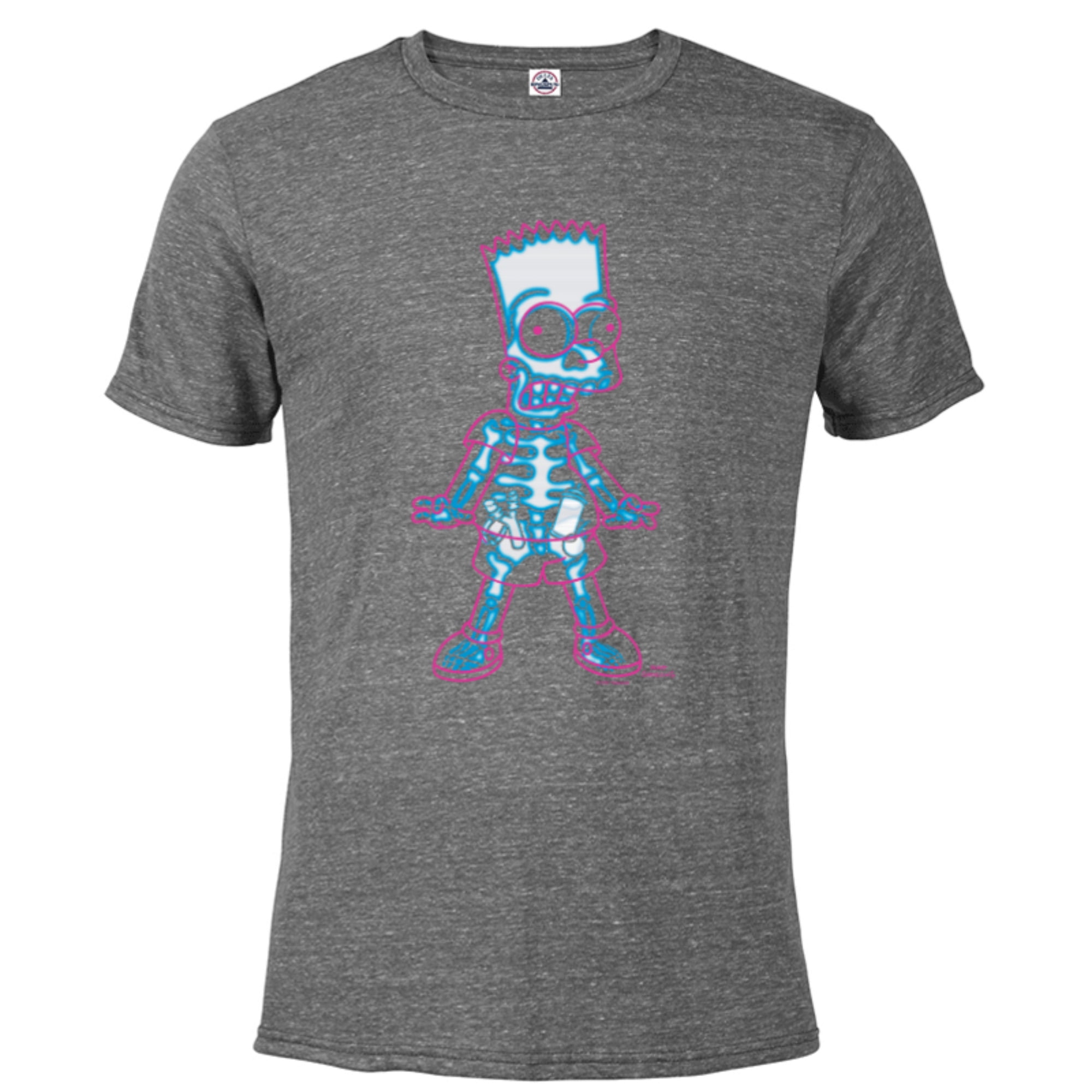 The Simpsons Bart Simpson Way in Trouble X-Ray - Short Sleeve Blended T ...