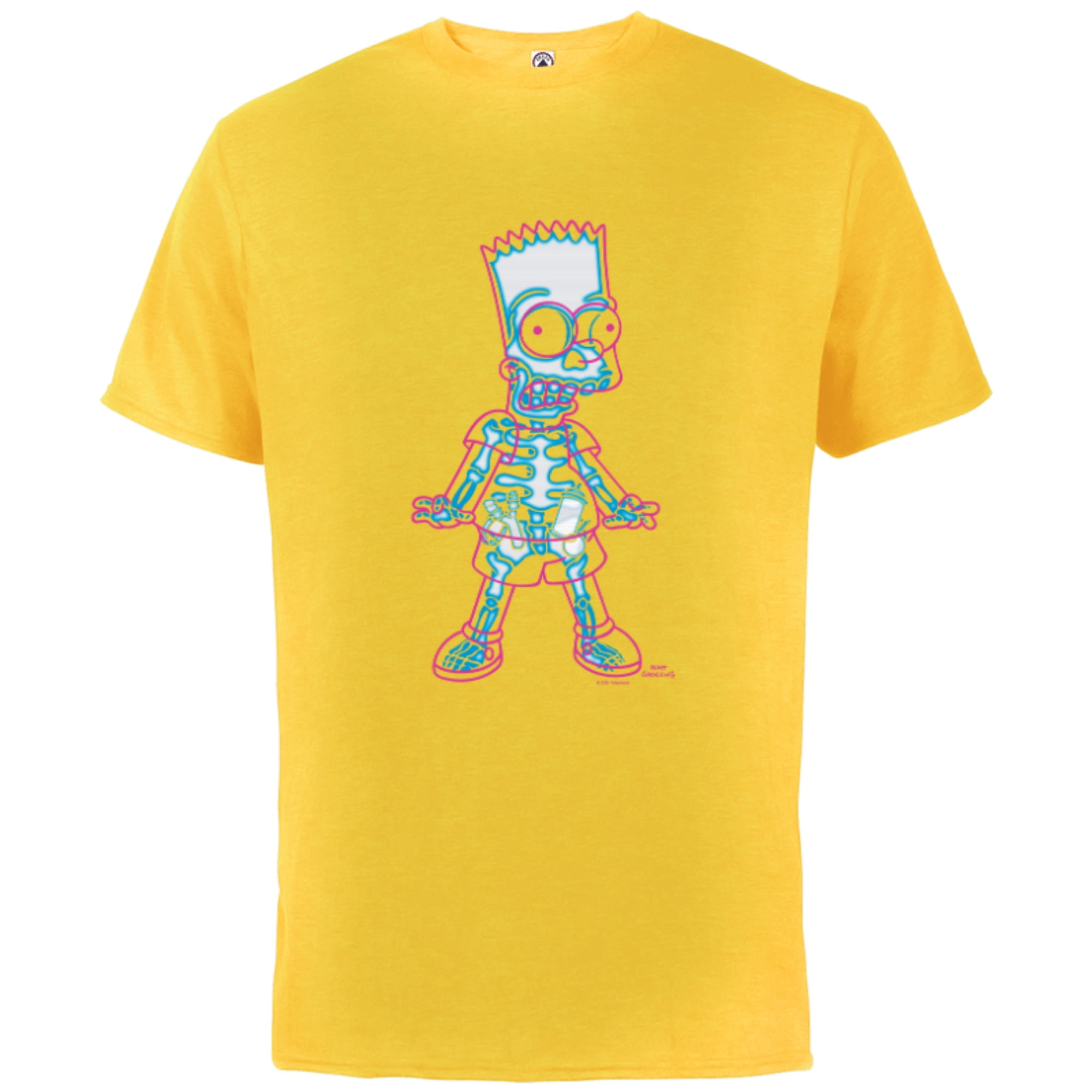The Simpsons Bart Simpson Way in Trouble X-Ray - Short Sleeve Cotton T ...