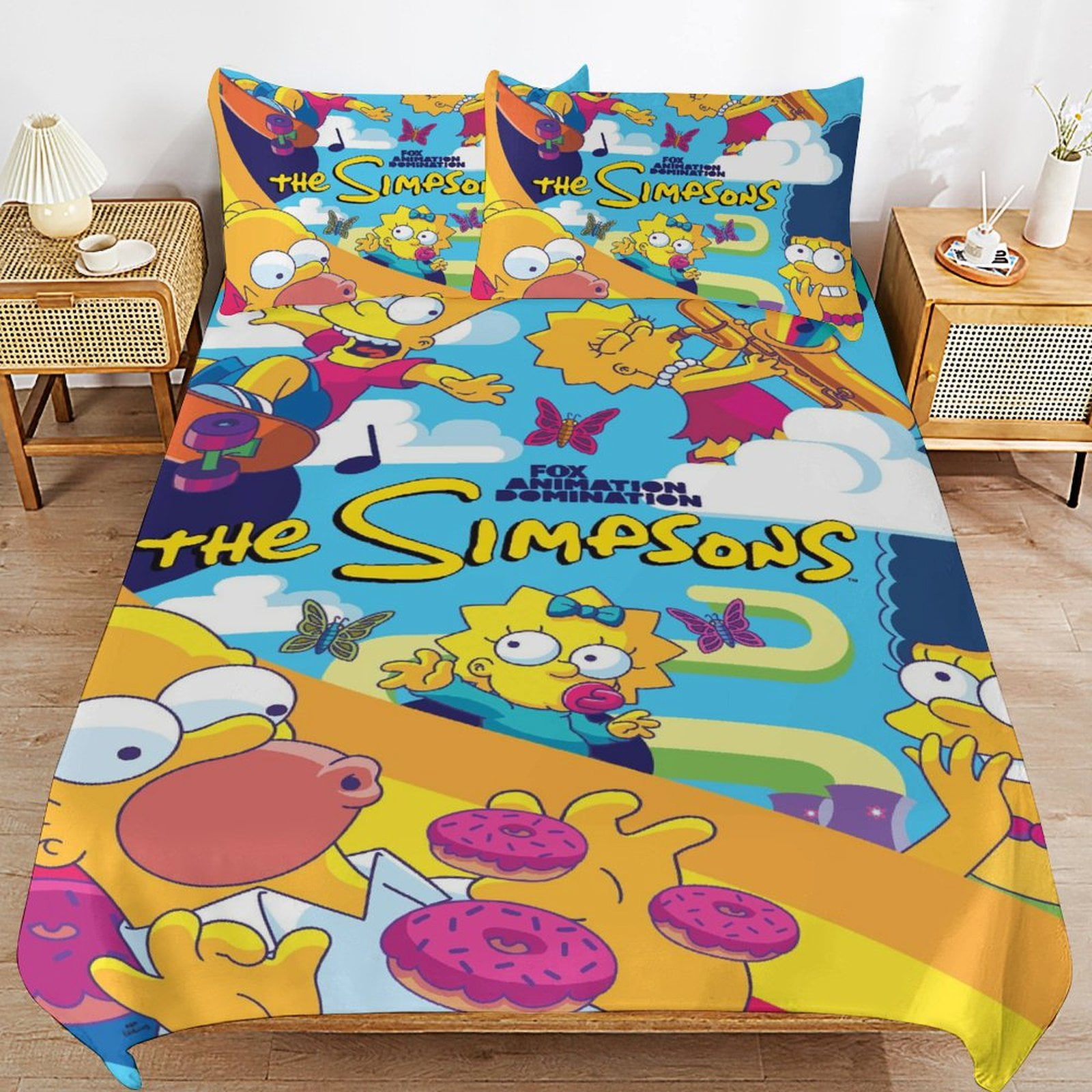 The Simpsons Bed Duvet Cover Microfiber Bedding Sets 3D Printed ...