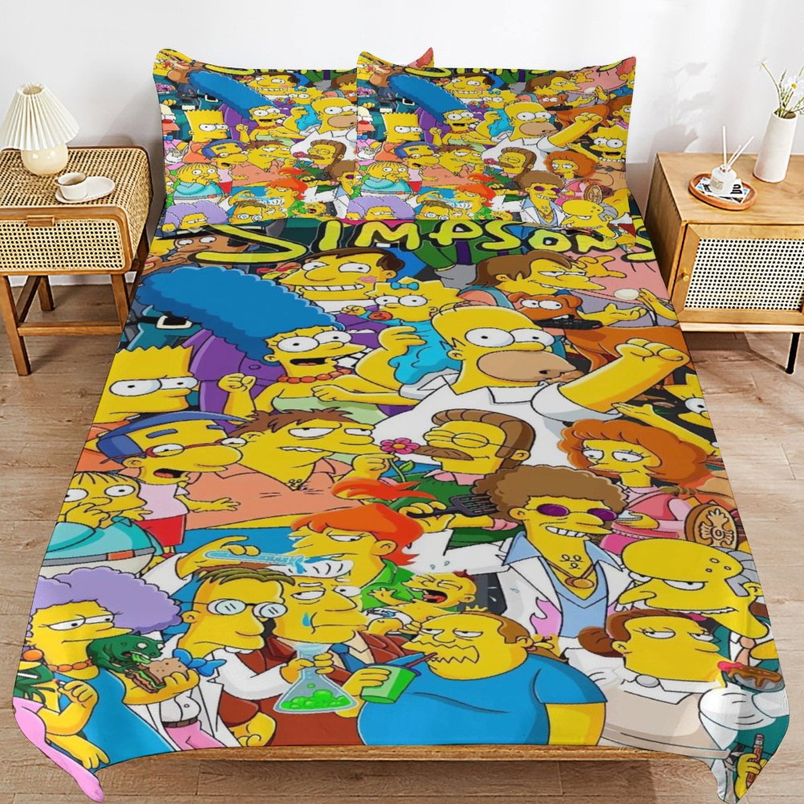 The Simpsons Bed Duvet Cover Microfiber Bedding Sets 3D Printed ...