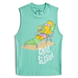The Simpsons Boys Graphic Muscle Tank Top, Sizes 4-18 - Walmart.com