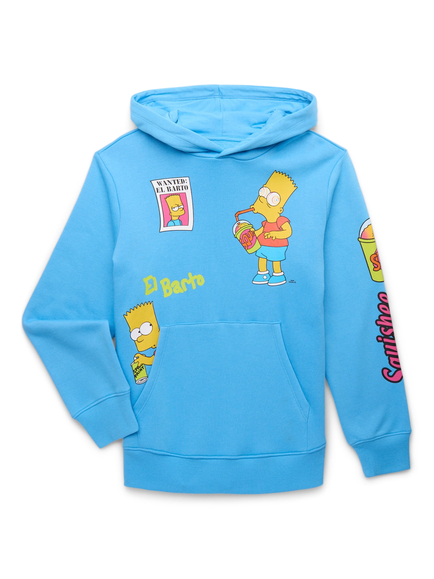 The Simpsons Boys Make It Kwik Graphic Hoodie with Long-Sleeves, Sizes ...