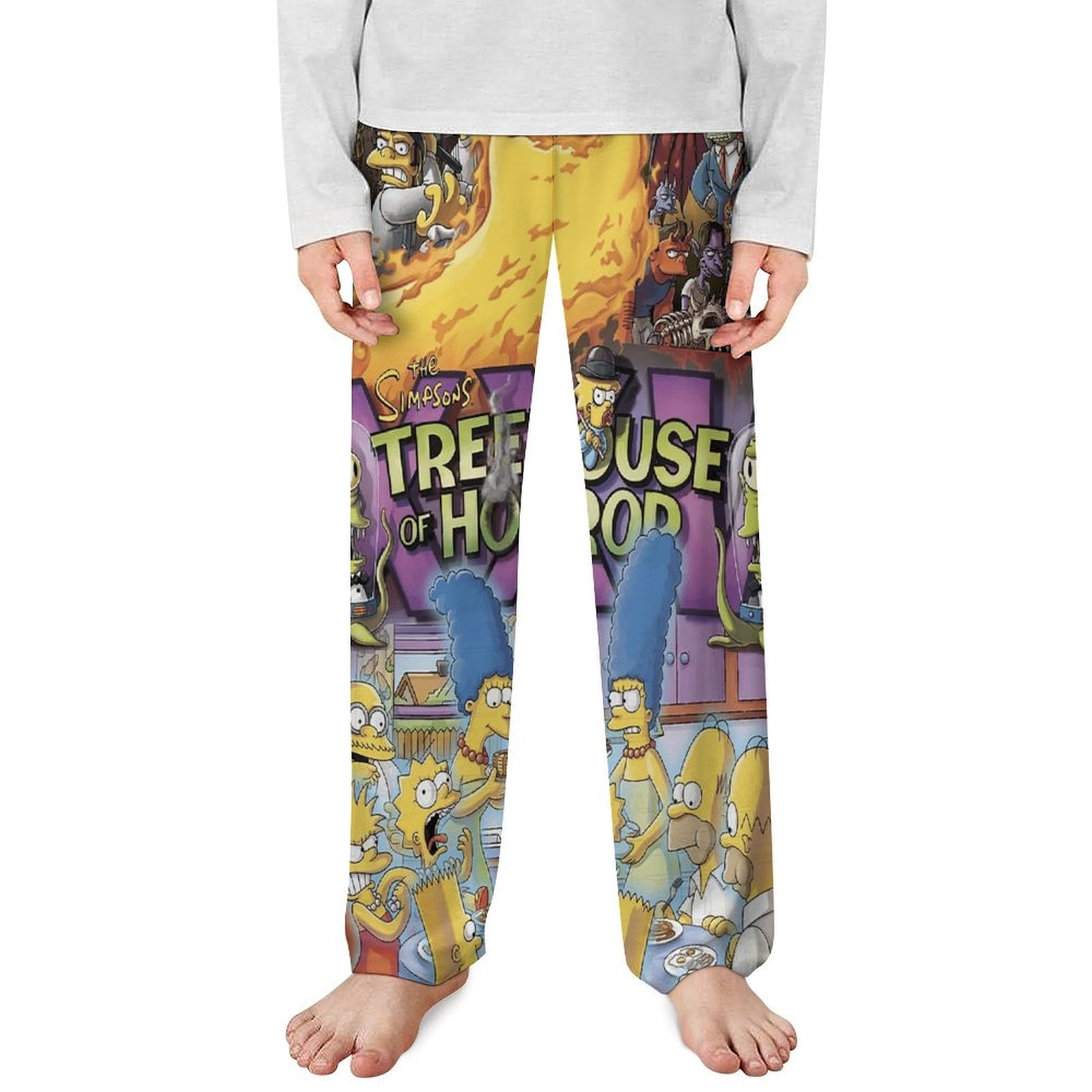 The Simpsons Boys Pajama Pants Sleep Pants Soft Elastic Waist Kids ...