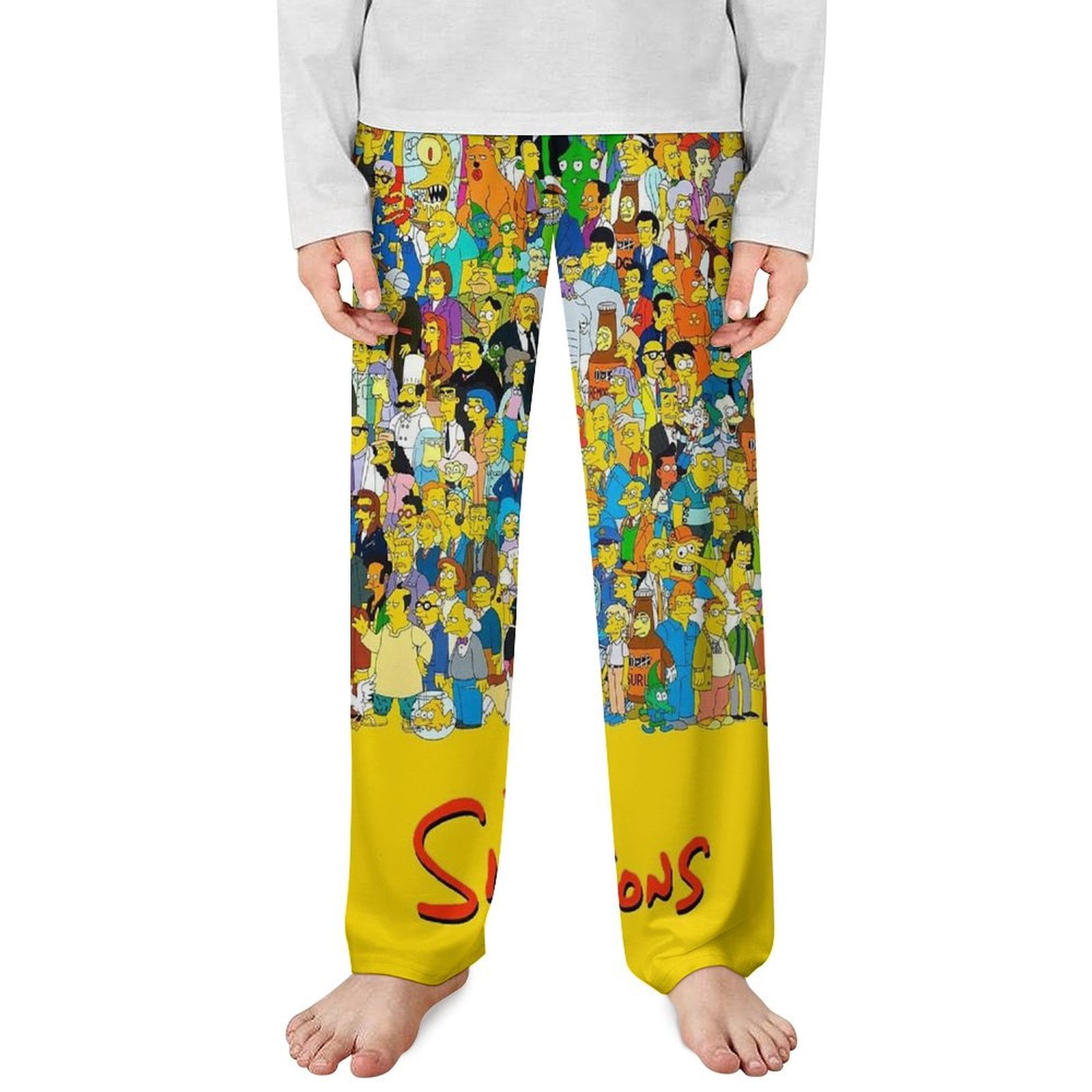 The Simpsons Boys Pajama Pants Sleep Pants Soft Elastic Waist Kids ...