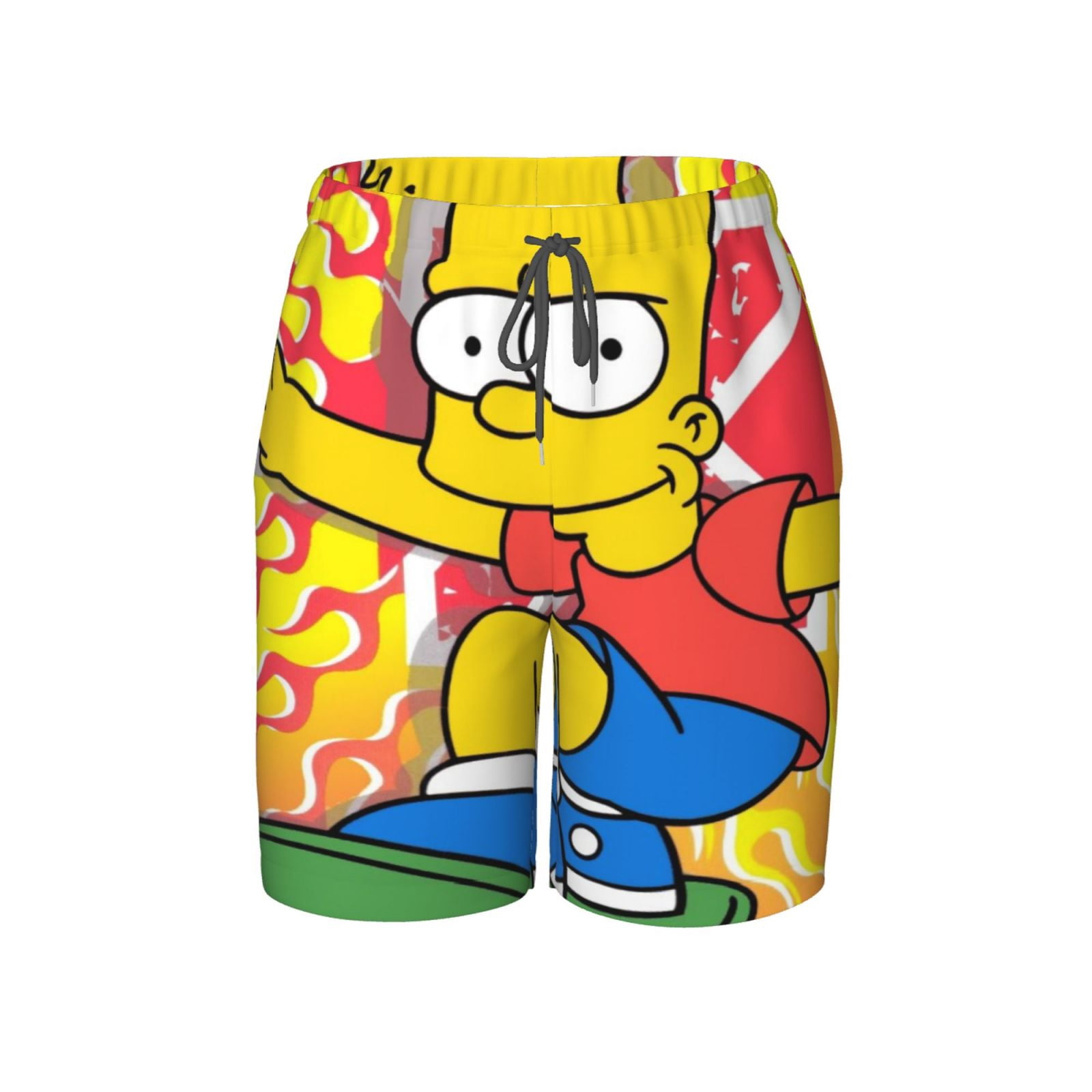 The Simpsons Boys Swim Trunks Quick Dry Board Shorts Bathing Suits ...