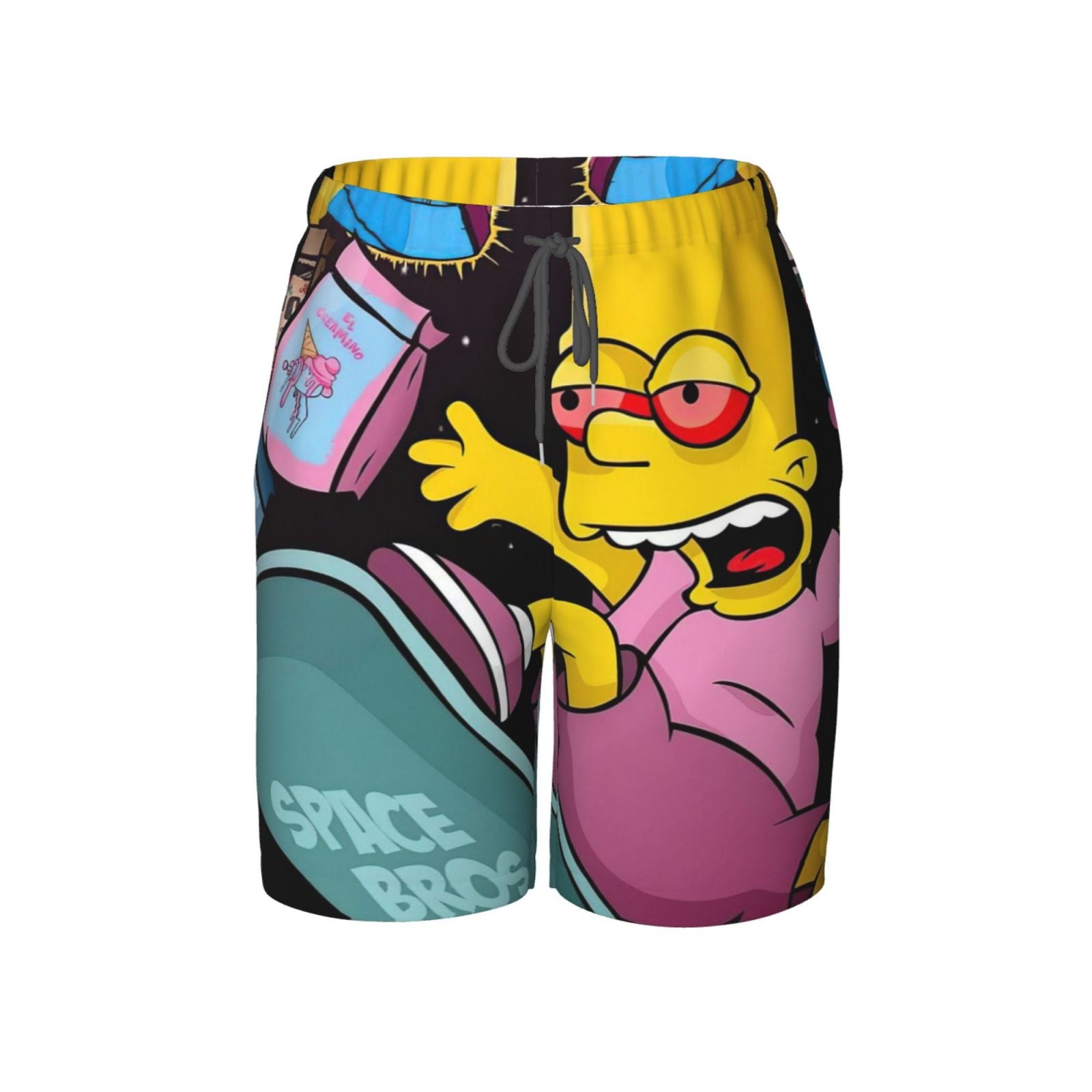 The Simpsons Boys Swim Trunks Quick Dry Board Shorts Bathing Suits ...
