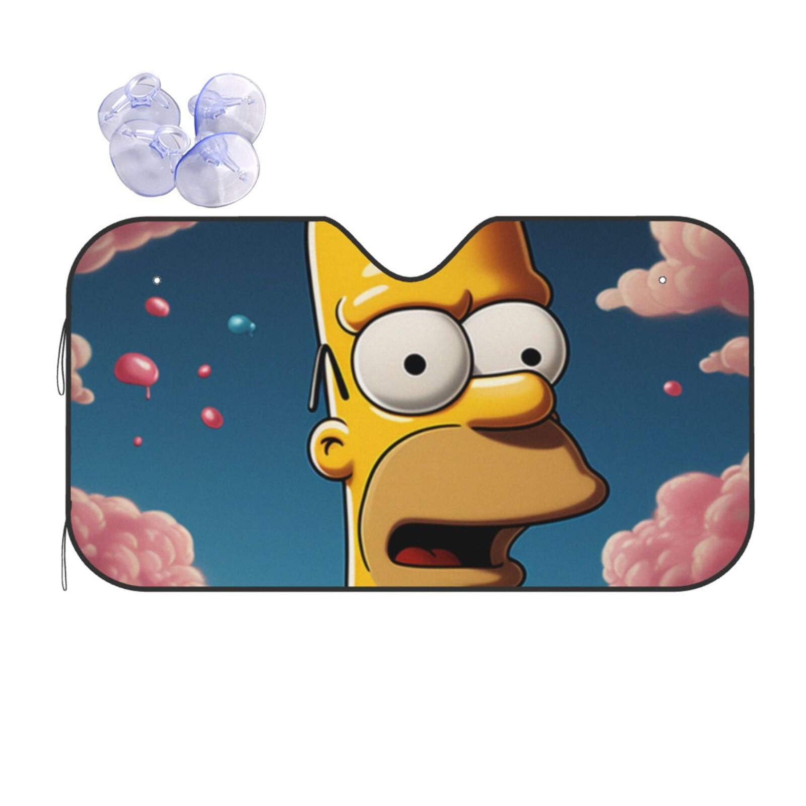 The Simpsons Car Windshield Sun Shade, Front Window Sun Shades, Visor ...