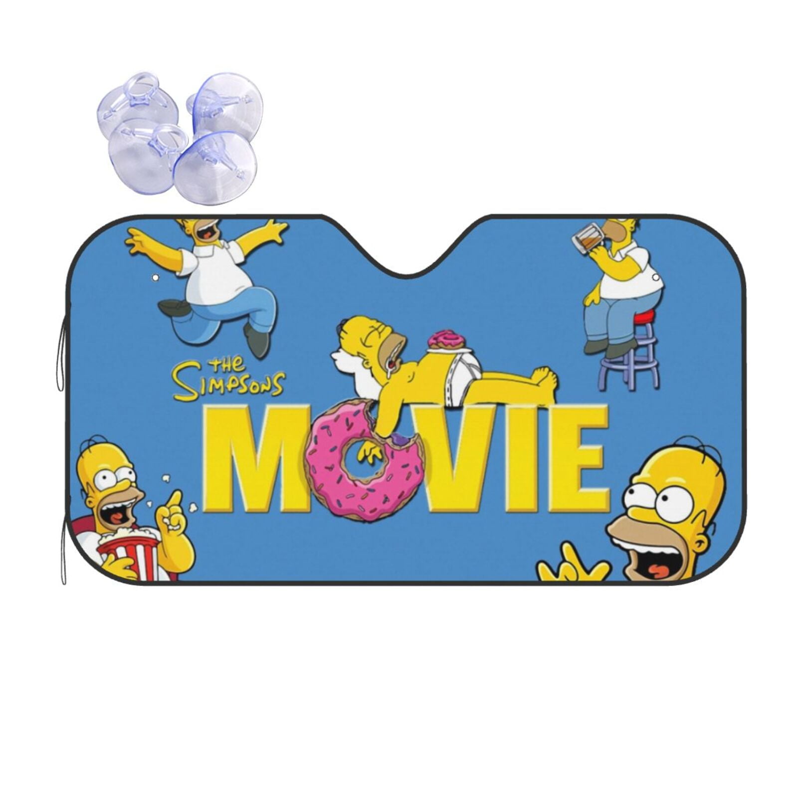 The Simpsons Car Windshield Sun Shade, Front Window Sun Shades, Visor ...