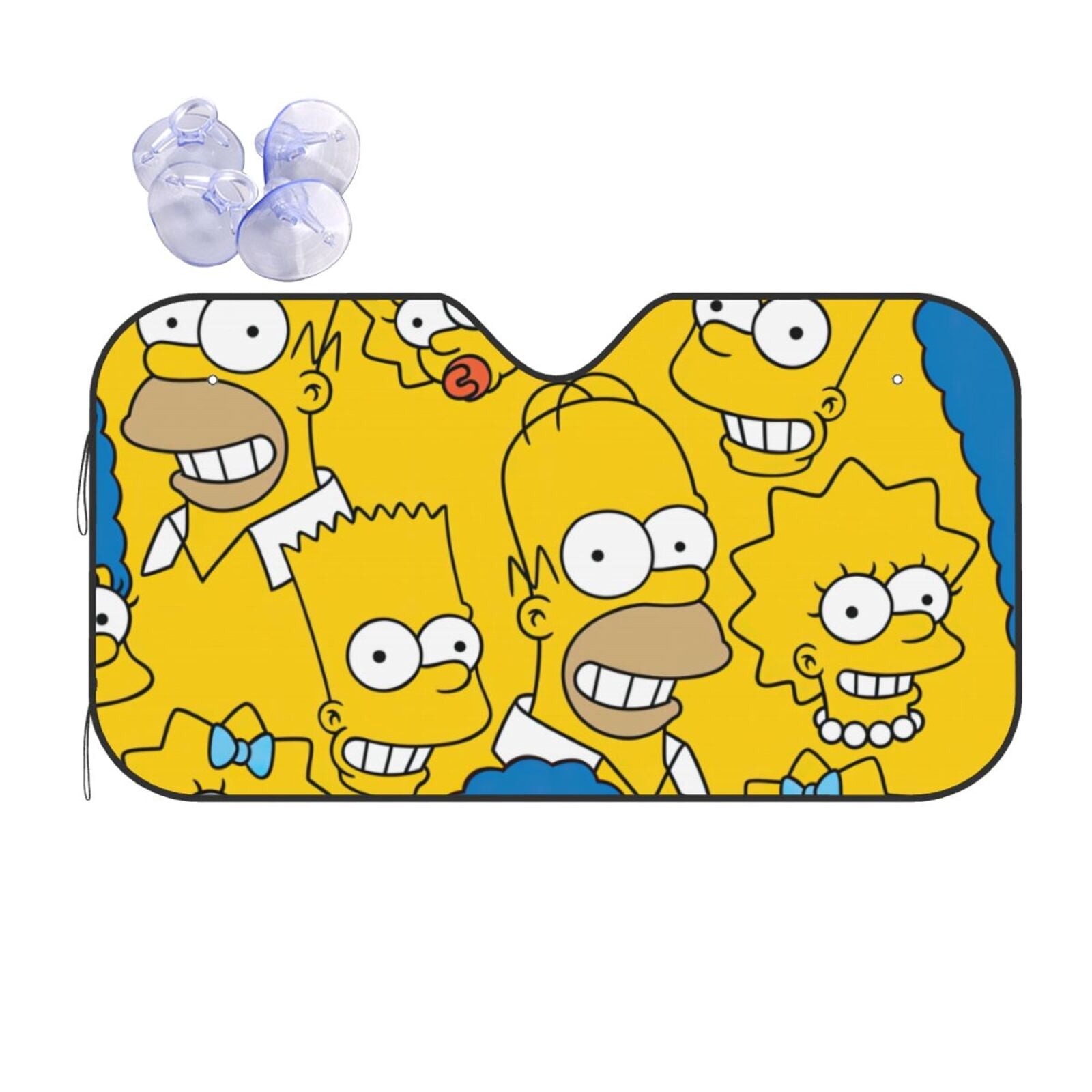 The Simpsons Car Windshield Sun Shade, Front Window Sun Shades, Visor ...