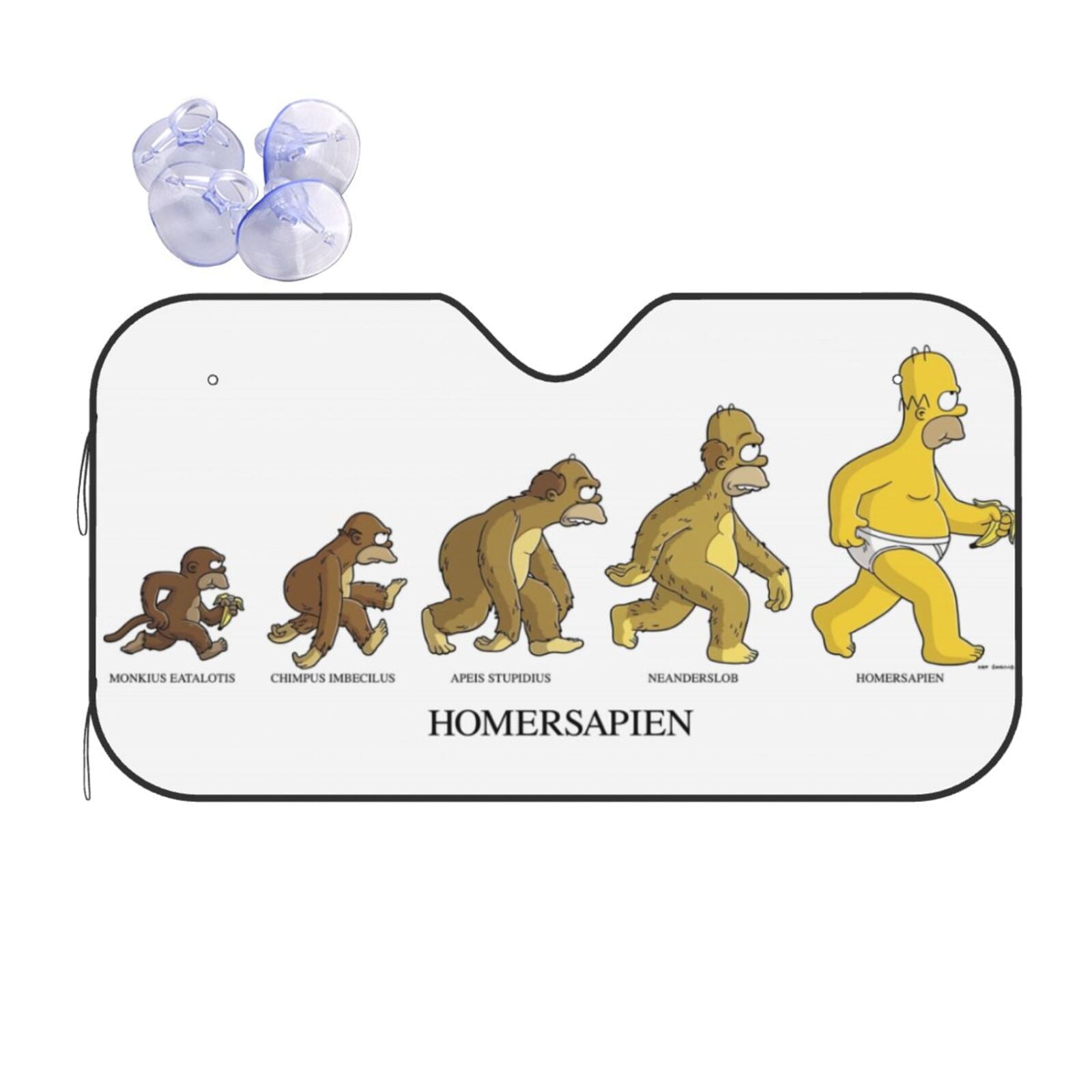 The Simpsons Car Windshield Sun Shade, Front Window Sun Shades, Visor ...