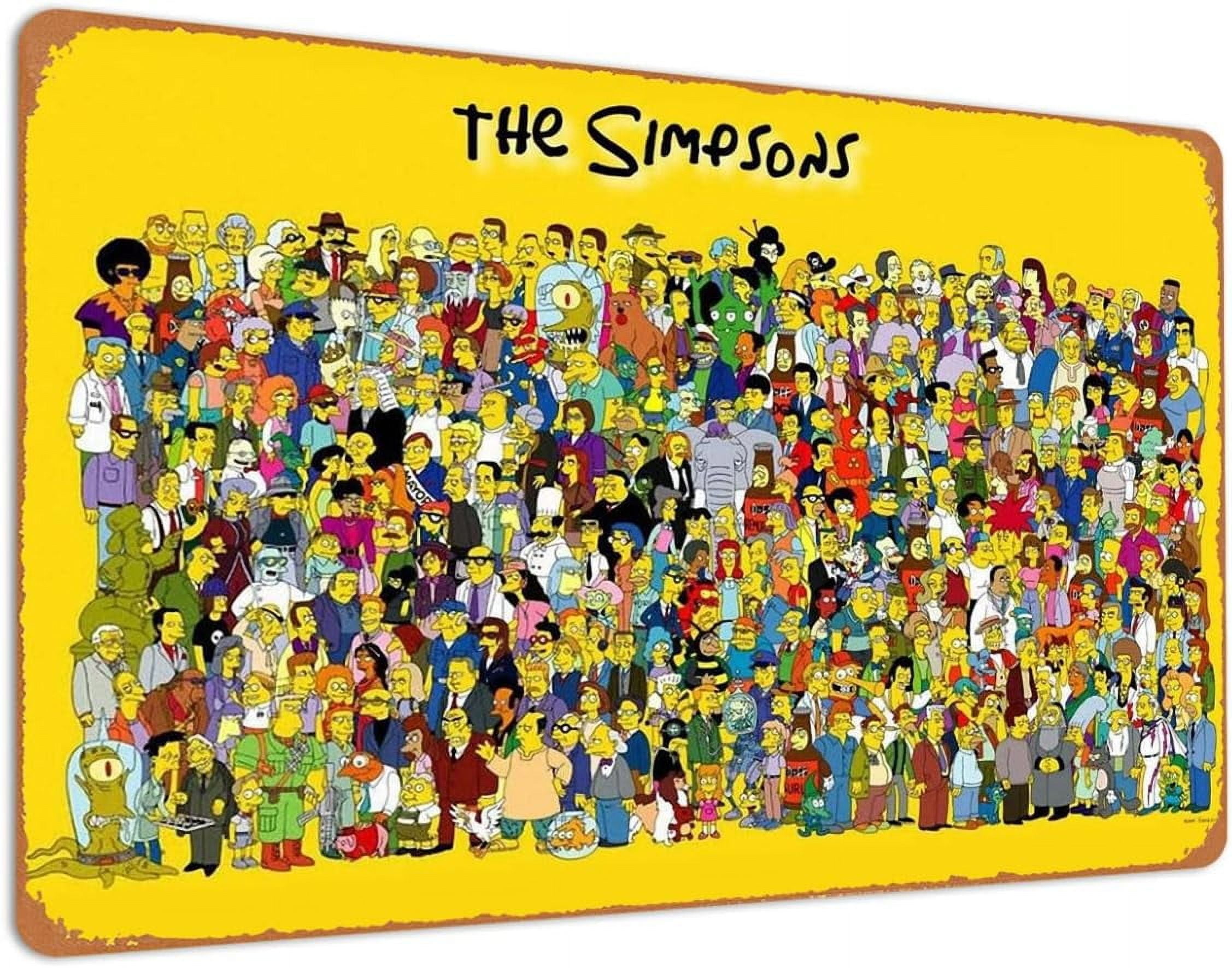 The Simpsons Cartoon 35 Pieces Wooden Jigsaw Puzzles For Adults ...