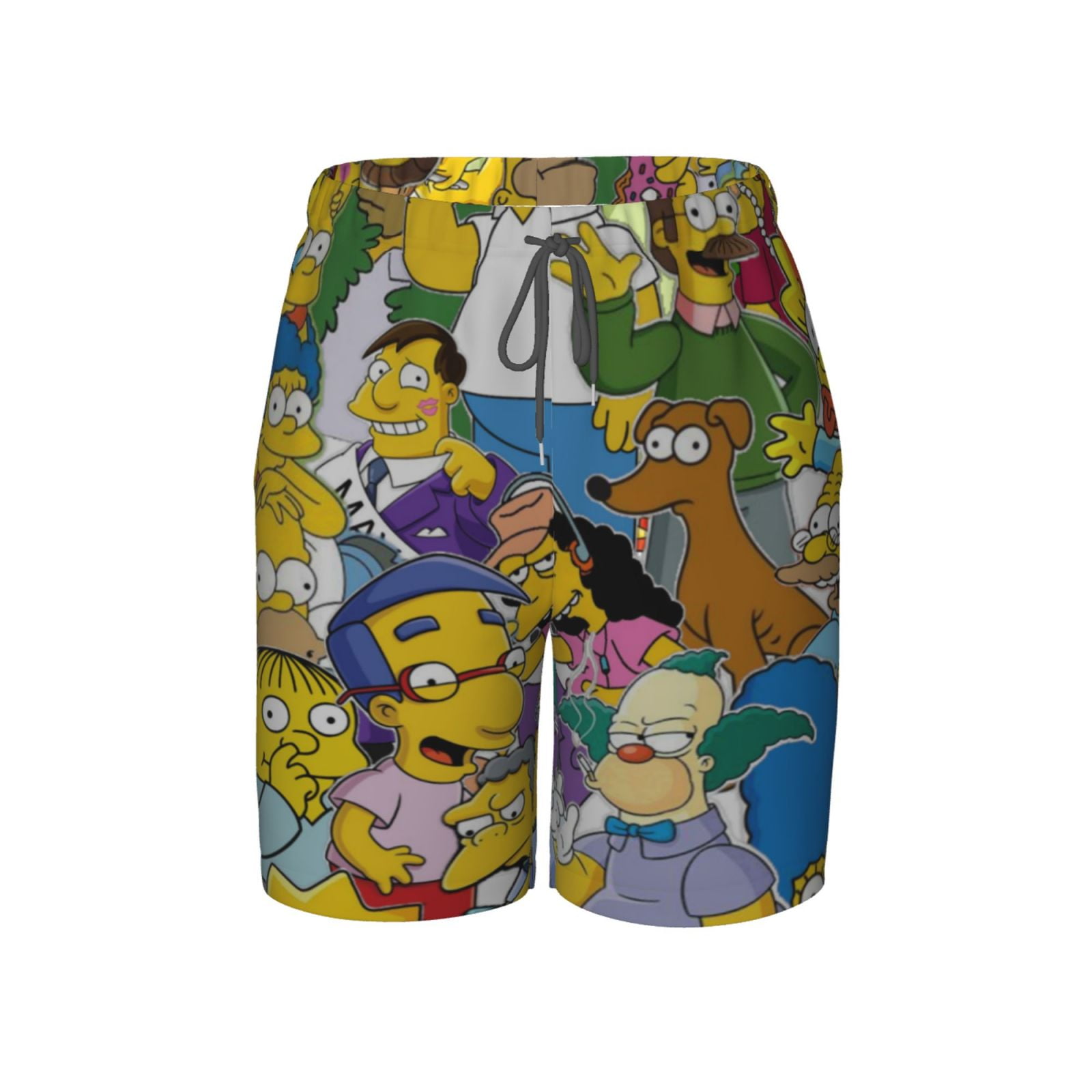 The Simpsons Cartoon Boy's Swim Trunks Quick Dry Teen Board Shorts ...