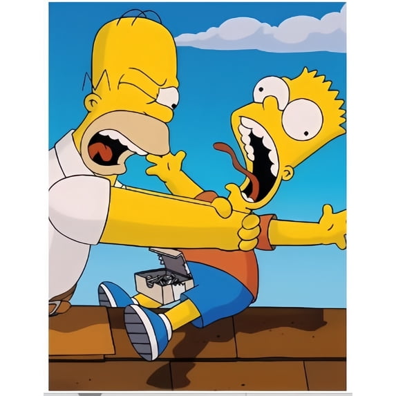 The Simpsons Cartoon Theme DIY Diamond Painting Kits for Adultï¼ 5D ...