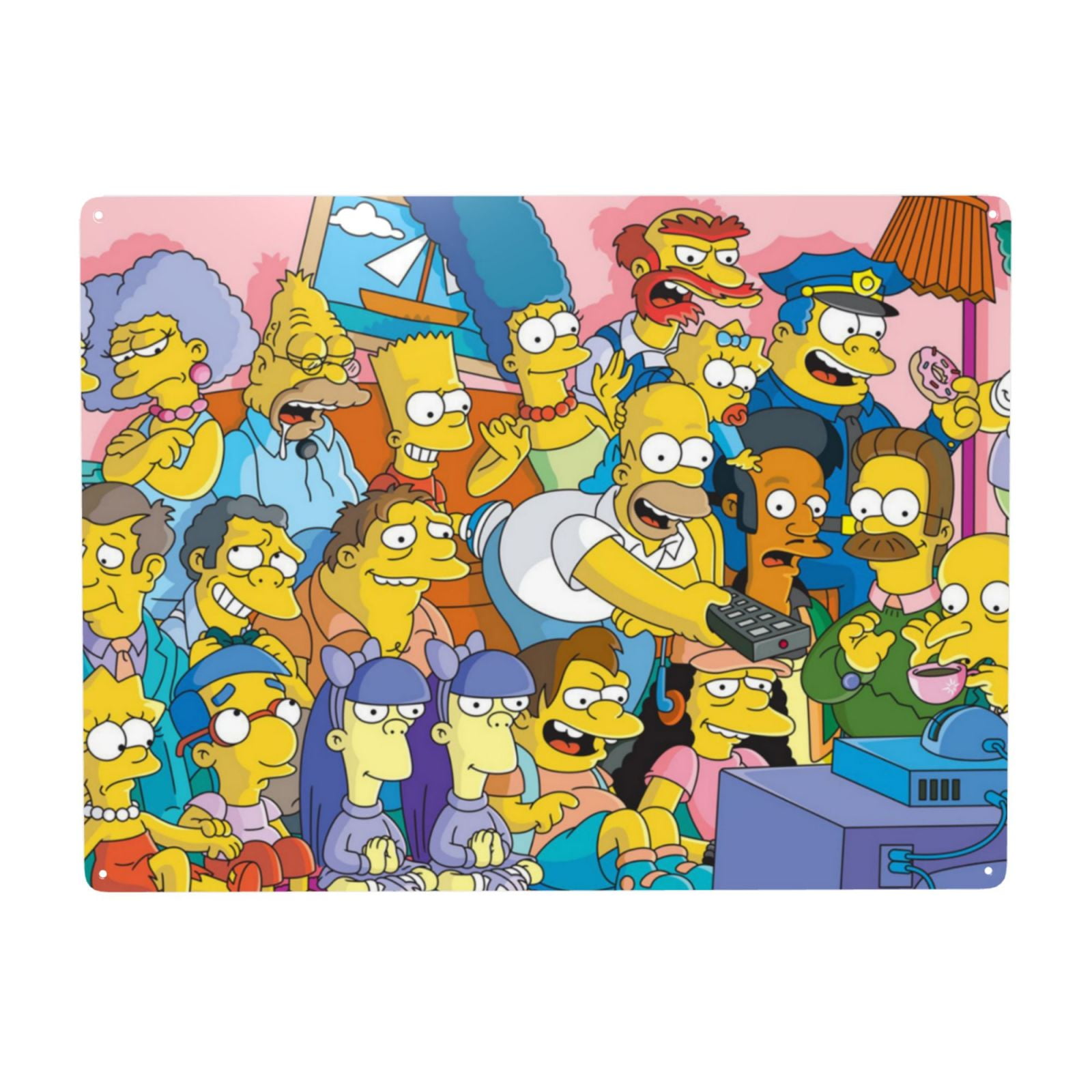 The Simpsons Character Metal Sign Decor 30x40cm Wall Art Sign for Home ...