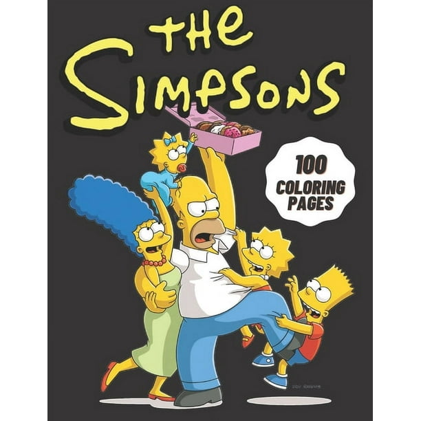 simpson coloring book