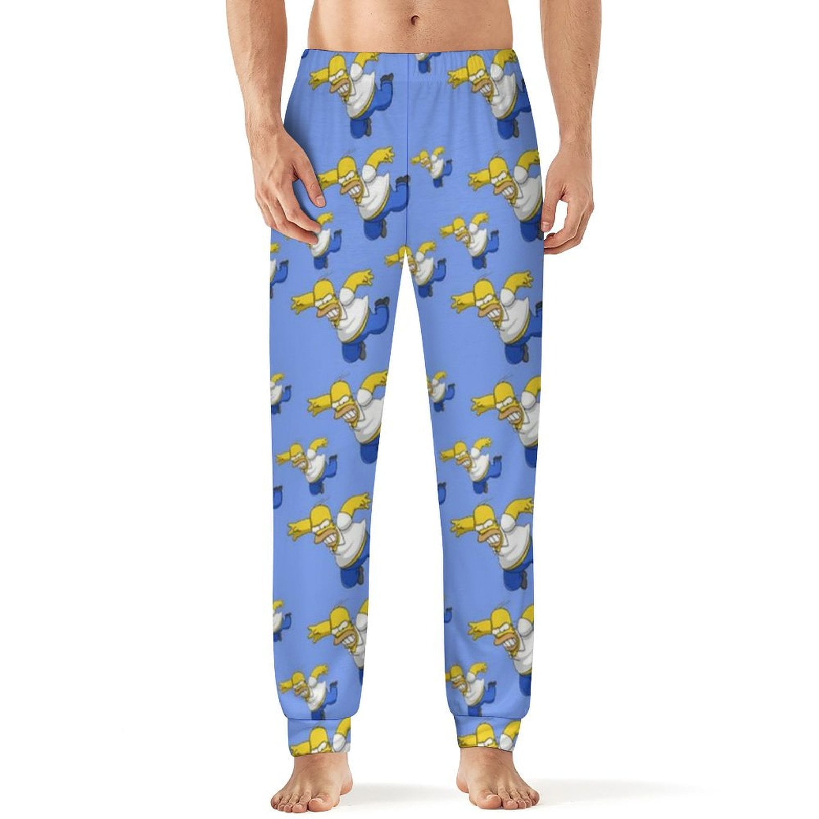 The Simpsons Comedy Men's Pajama Pants Bottoms Fashion Daily Cozy ...