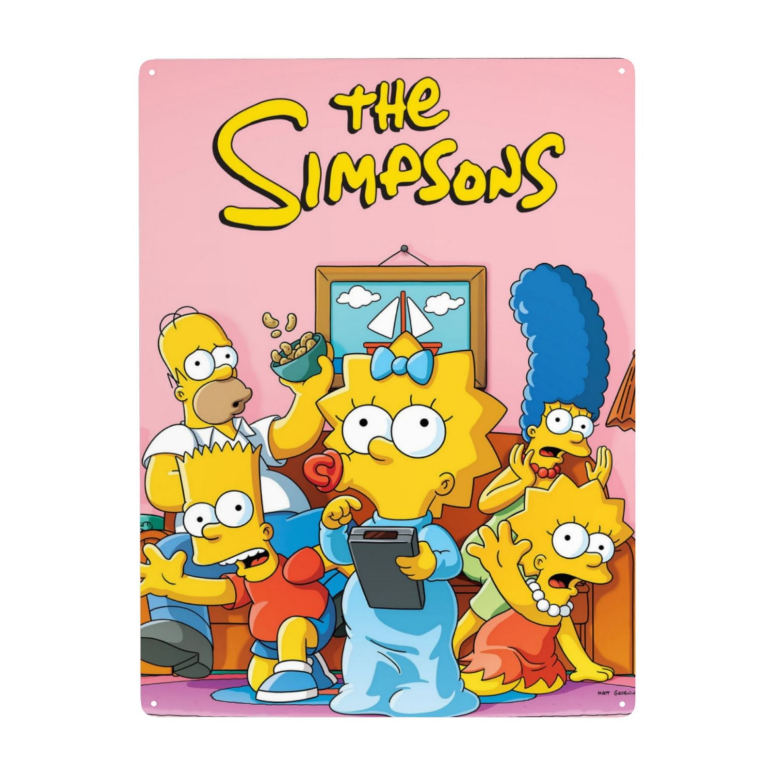 The Simpsons Comedy Metal Sign Decor 30x40cm Wall Art Sign for Home ...