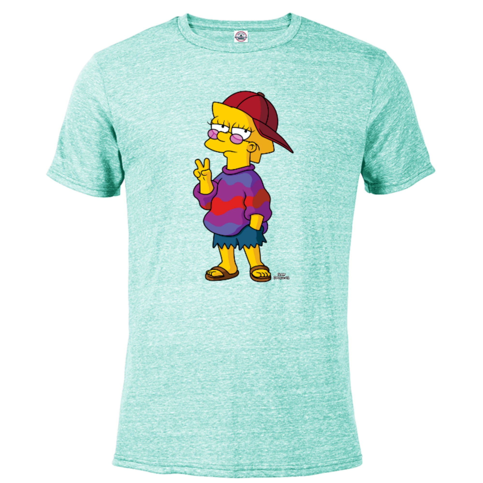 The Simpsons Cool Kid Lisa - Short Sleeve Blended T-Shirt for Adults ...