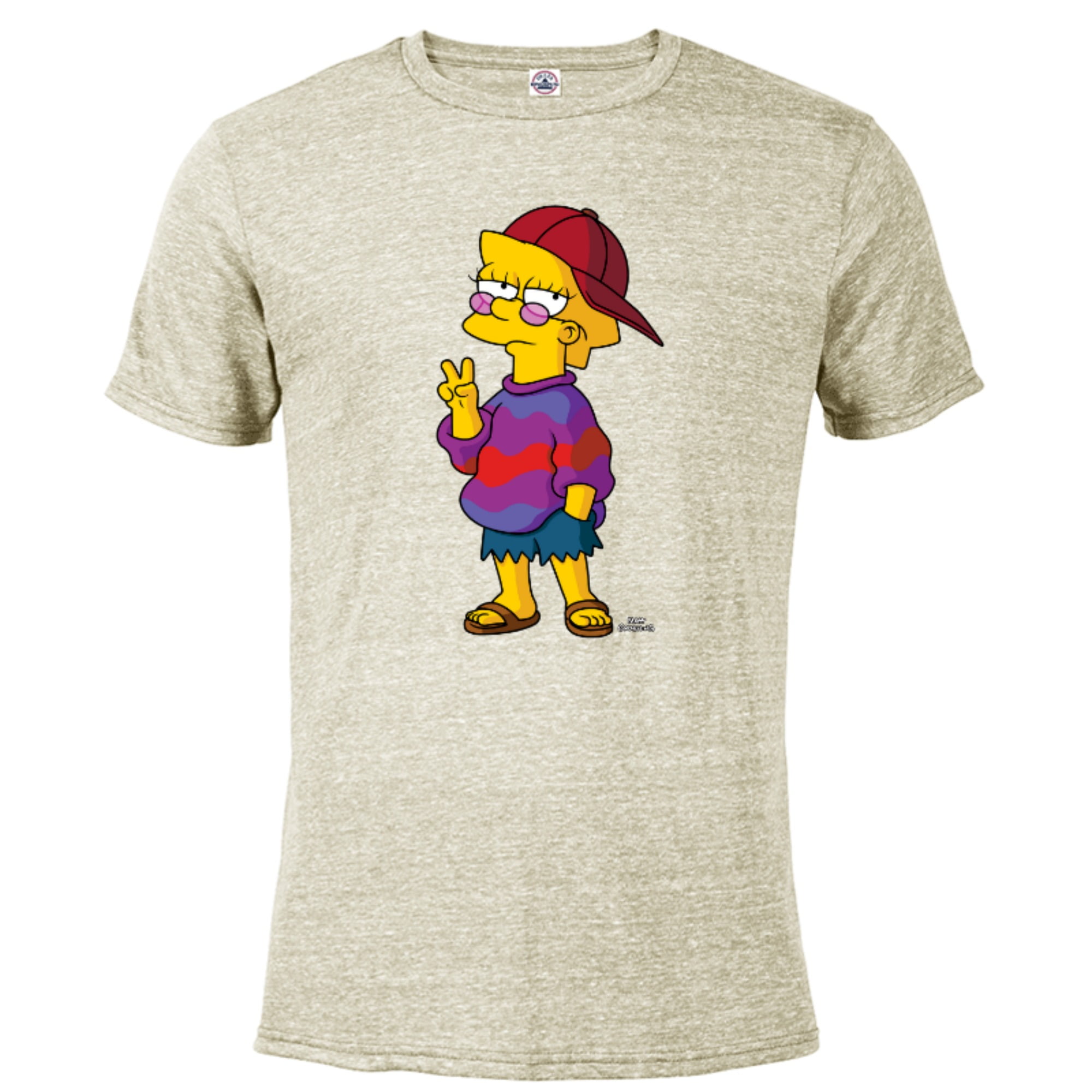 The Simpsons Cool Kid Lisa - Short Sleeve Blended T-Shirt for Adults ...