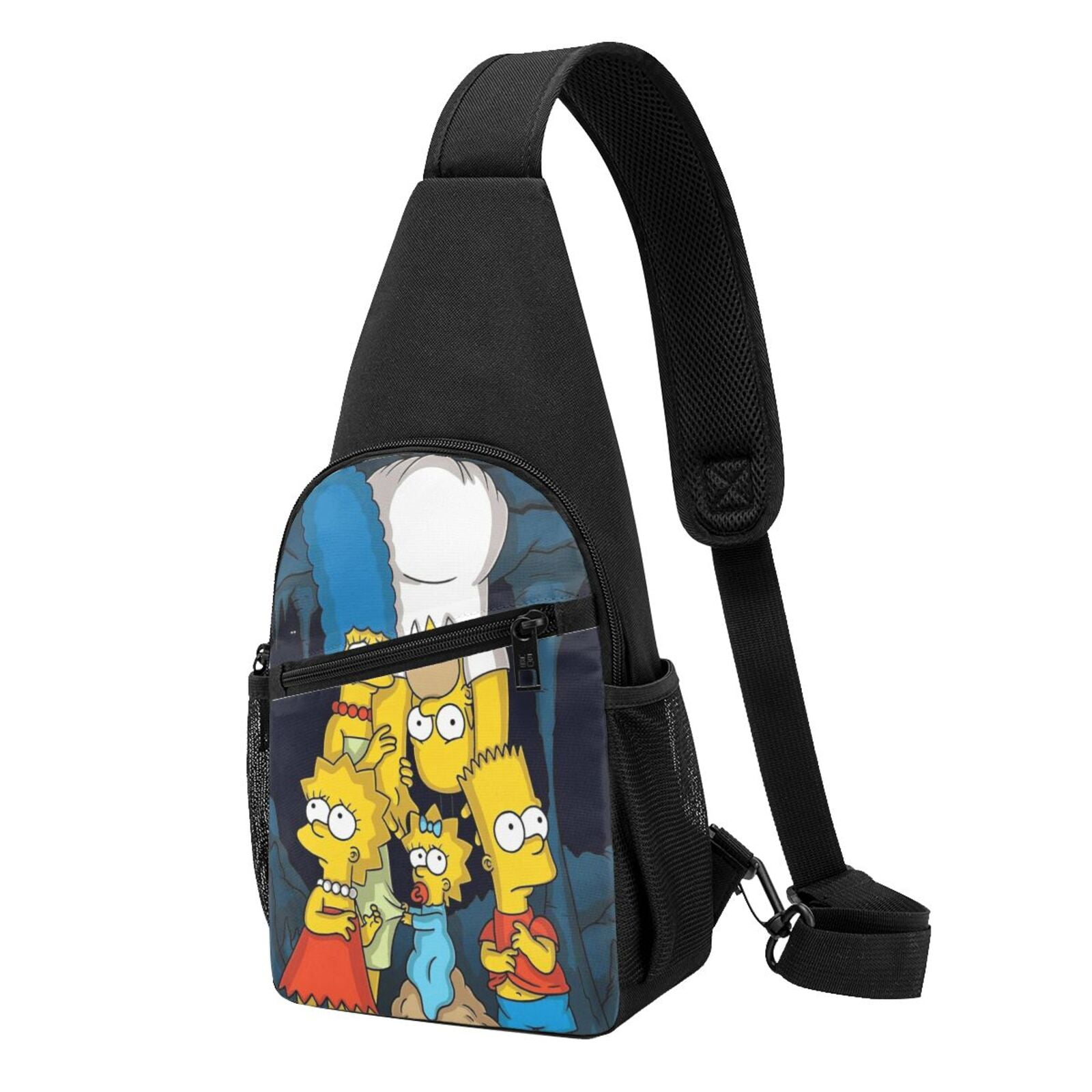 The Simpsons Crossbody Backpack Sling Bag for Men Women One Shoulder ...