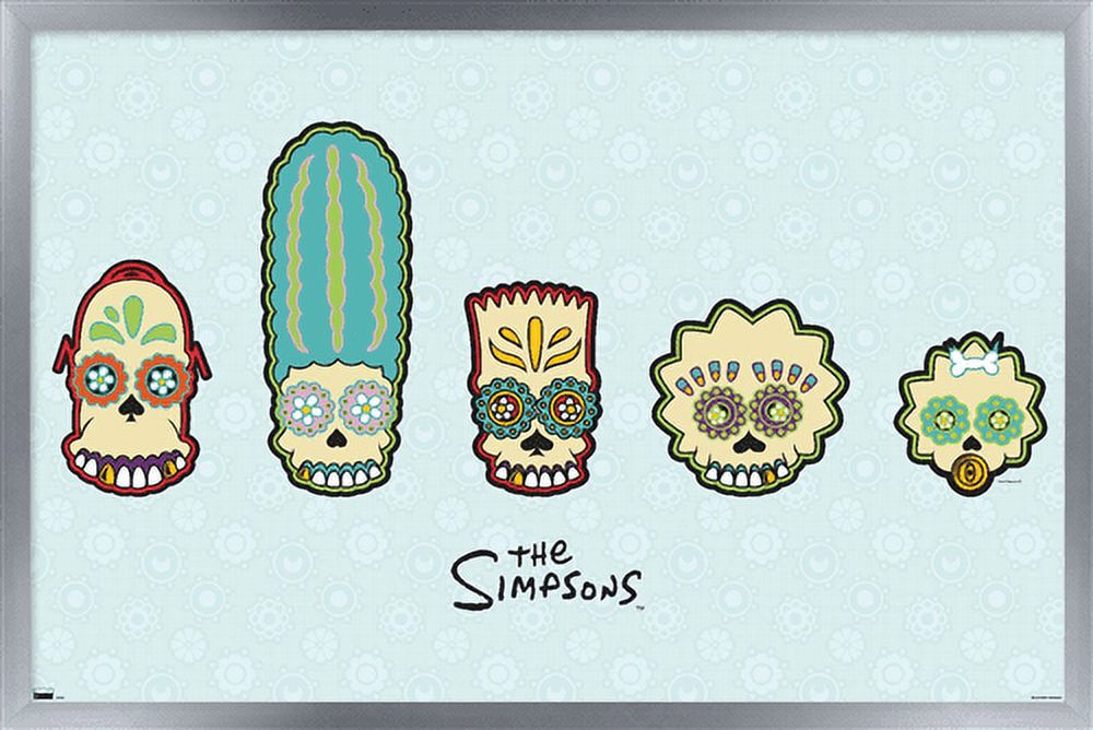 The Simpsons: D'oh of the Dead - Skulls Wall Poster, 14.725" x 22.375 ...
