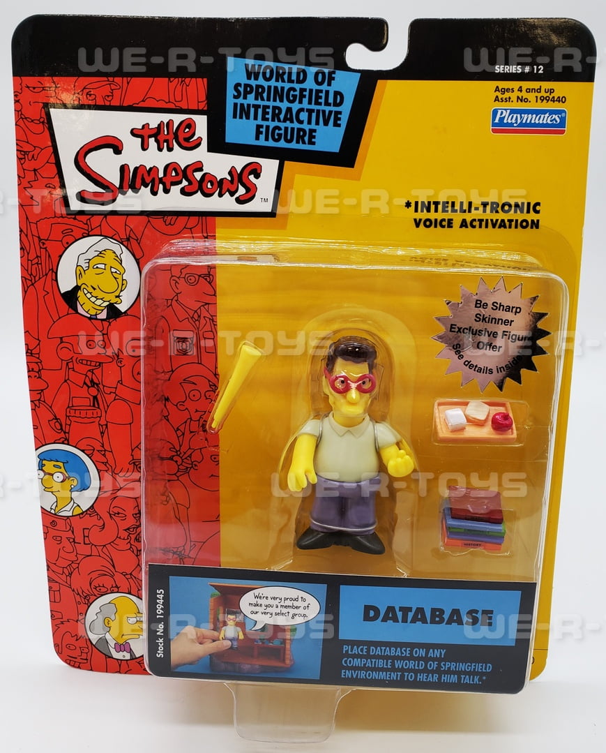 The Simpsons Database Intelli-Tronic Playmates Series 12 Action Figure ...