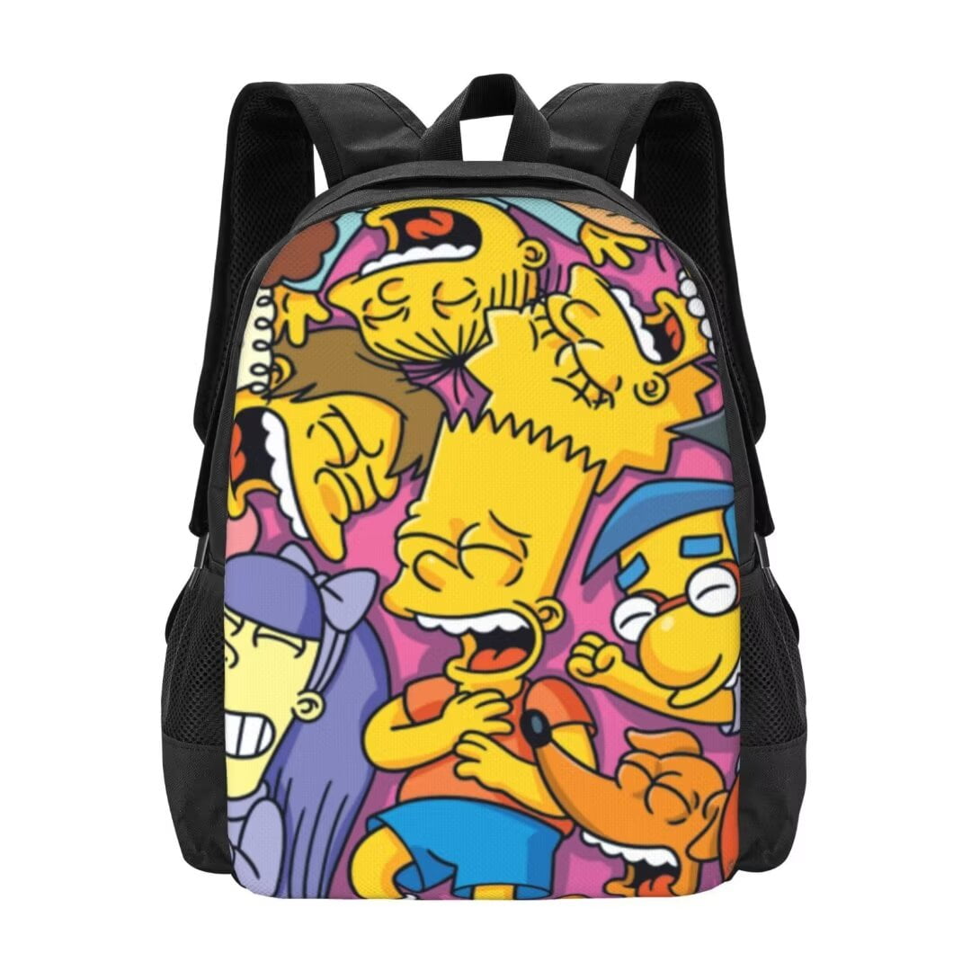 The Simpsons Daypack Backpack The Simpsons Waterproof Shoulder Bag ...